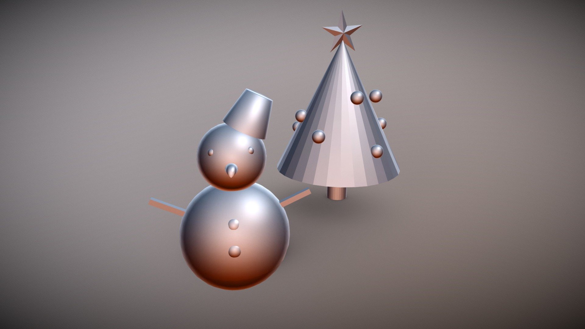 Merry Christmas！ - 3D model by natuume [7efc713] - Sketchfab