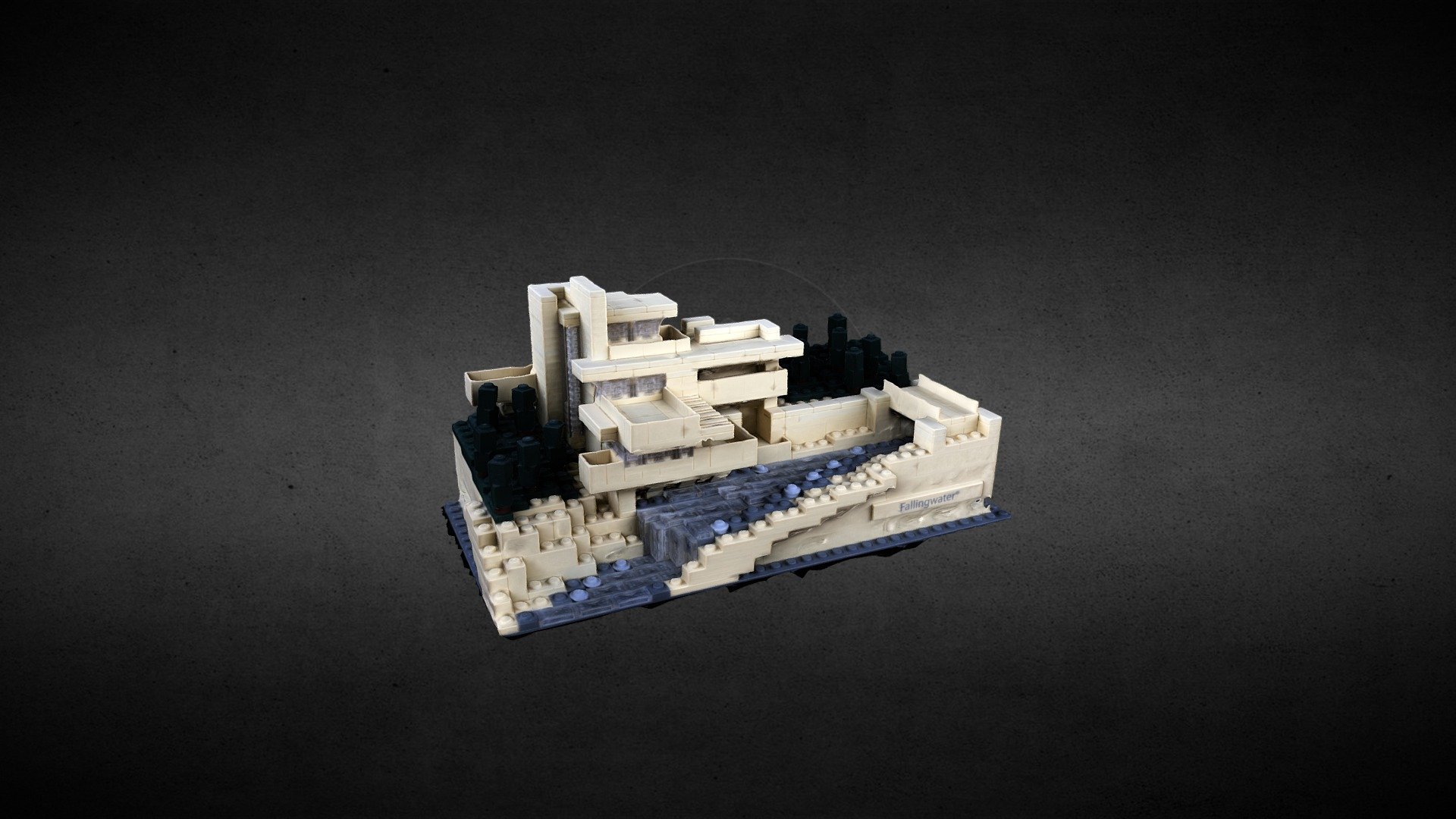 Fallingwater - Frank Lloyd Wright - Lego - 3D model by Franko (@franko ...