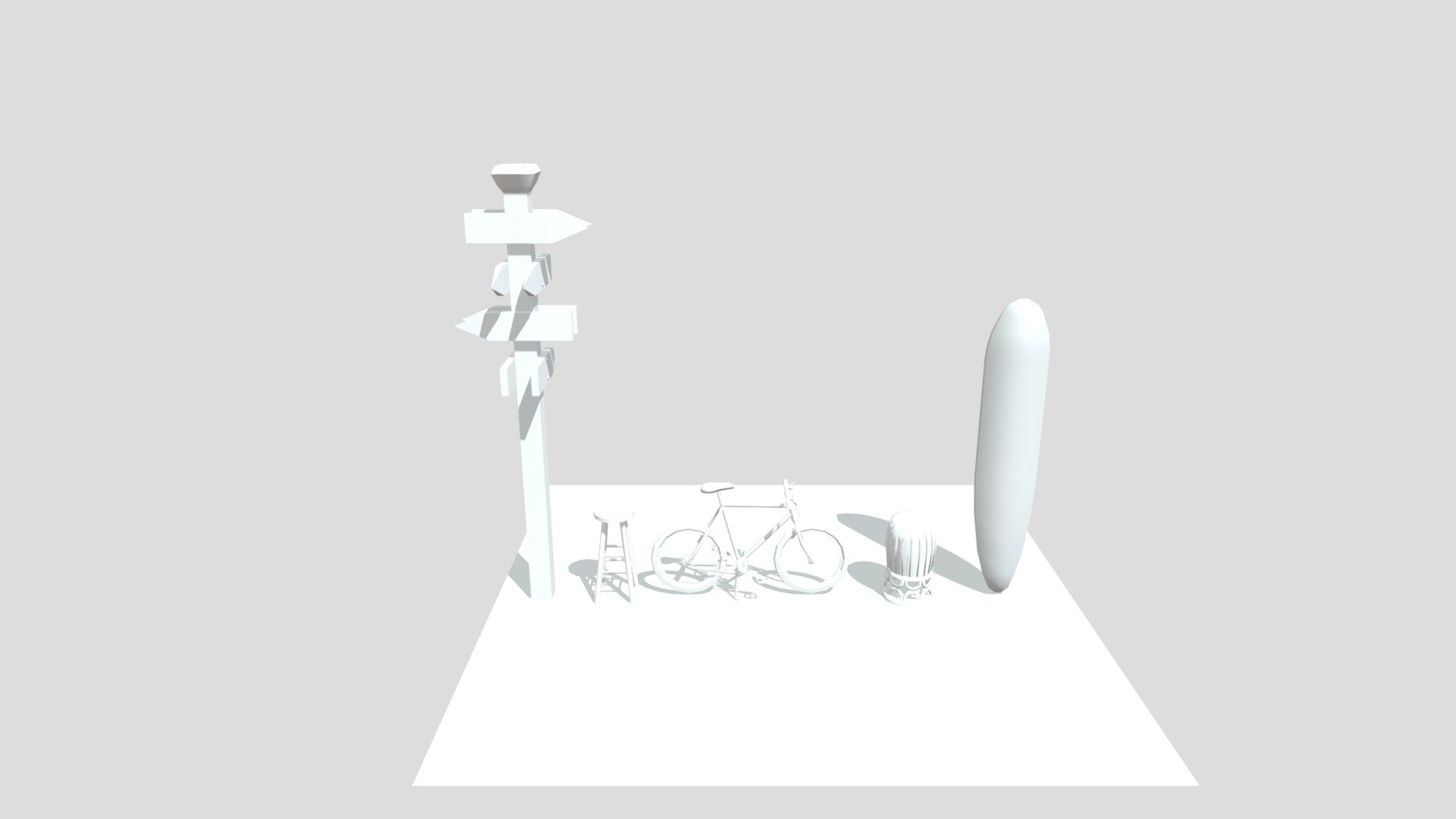 By The Ocean - 3 Simple Props and 2 Hard Props - 3D model by Nigel ...