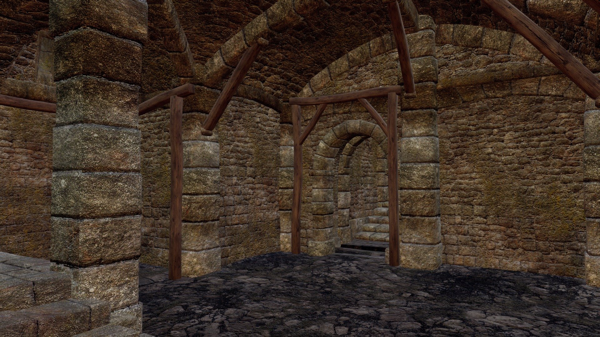 Medieval / Fantasy dungeon - Example build 2 - Buy Royalty Free 3D ...