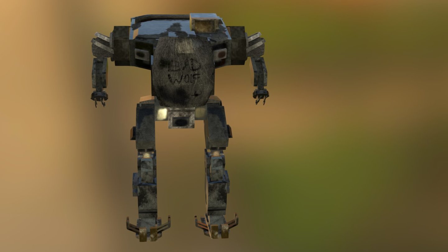 Mech final Model - 3D model by demaine113 [7f00c57] - Sketchfab