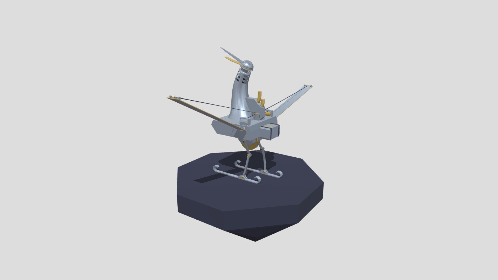HERON - Download Free 3D model by Spotiroma [7f011ce] - Sketchfab