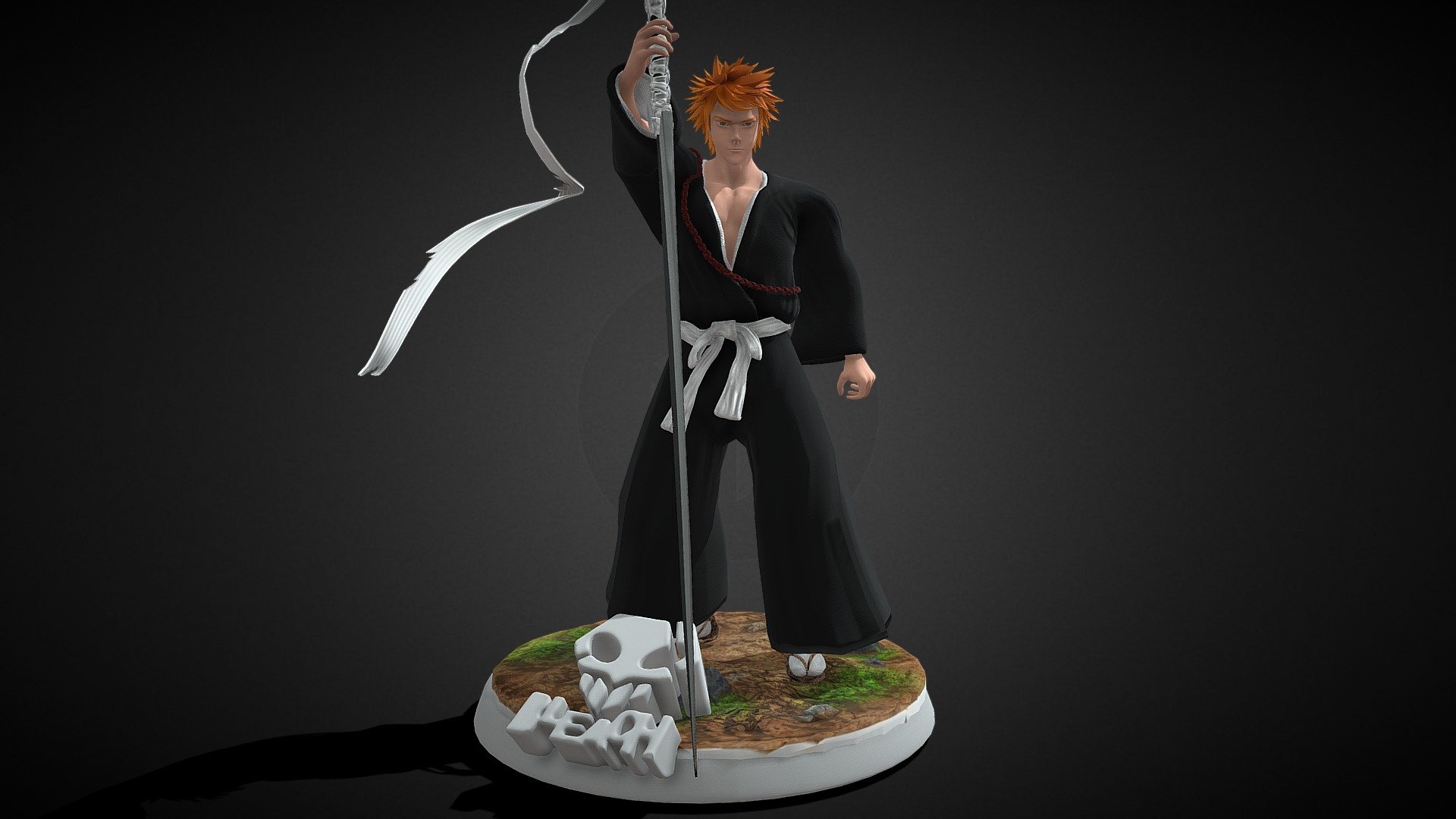 Ichigo Kurosaki | - 3D model by MARCIODIAS [7f022a5] - Sketchfab