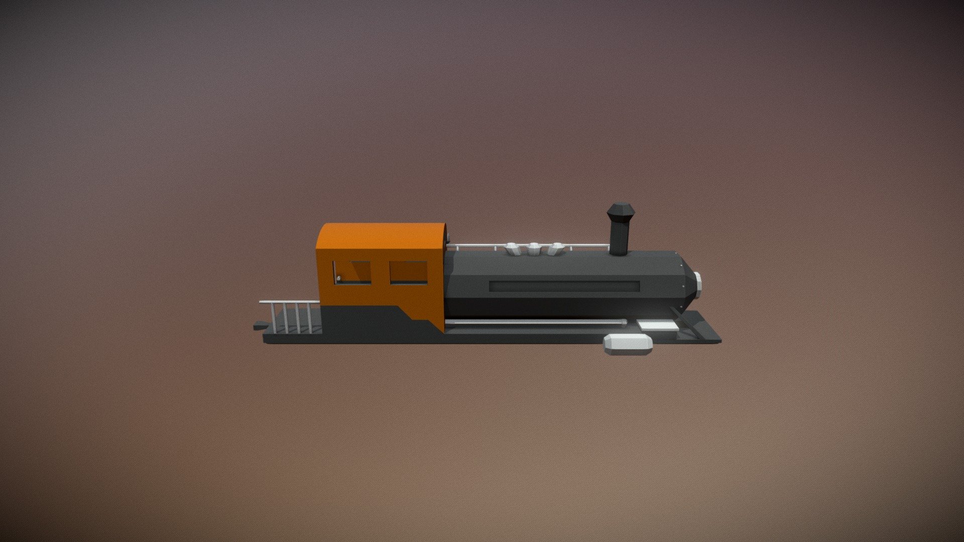 Low Poly Train - 3D model by urnamed32 [7f024a3] - Sketchfab