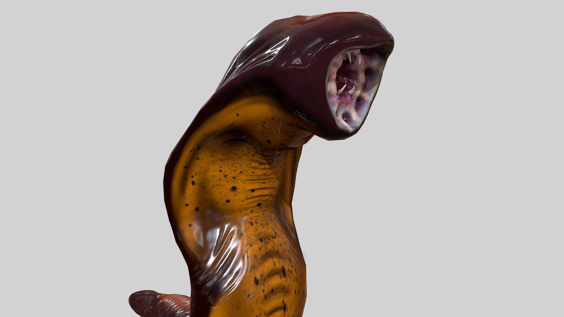 Fanged Leech - 3D model by GAME-READY STUDIOS (@Game-Ready) [7f02678 ...