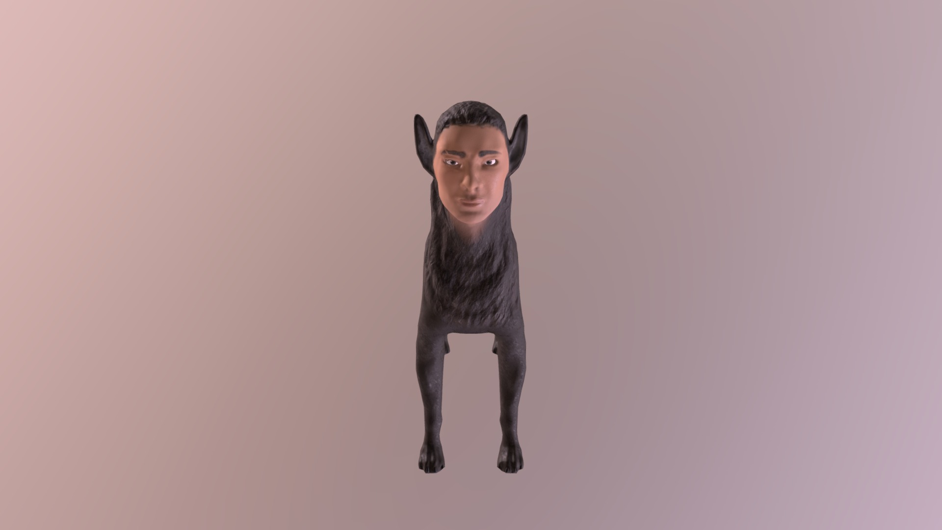 Lang the dog sphinx - 3D model by Frankie (@FWFrankie) [7f03164 ...