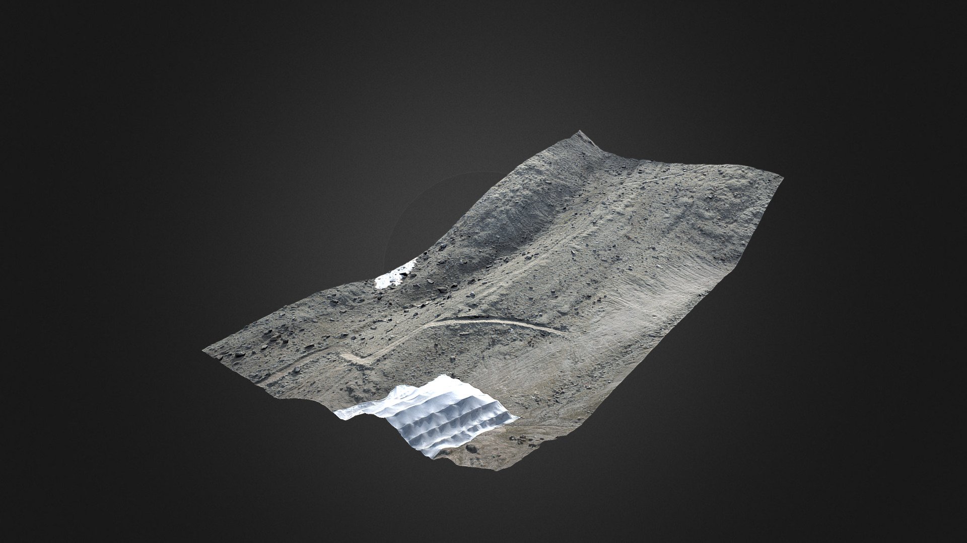 Moraine near Andermatt - 3D model by archaeobotics [7f0441b] - Sketchfab