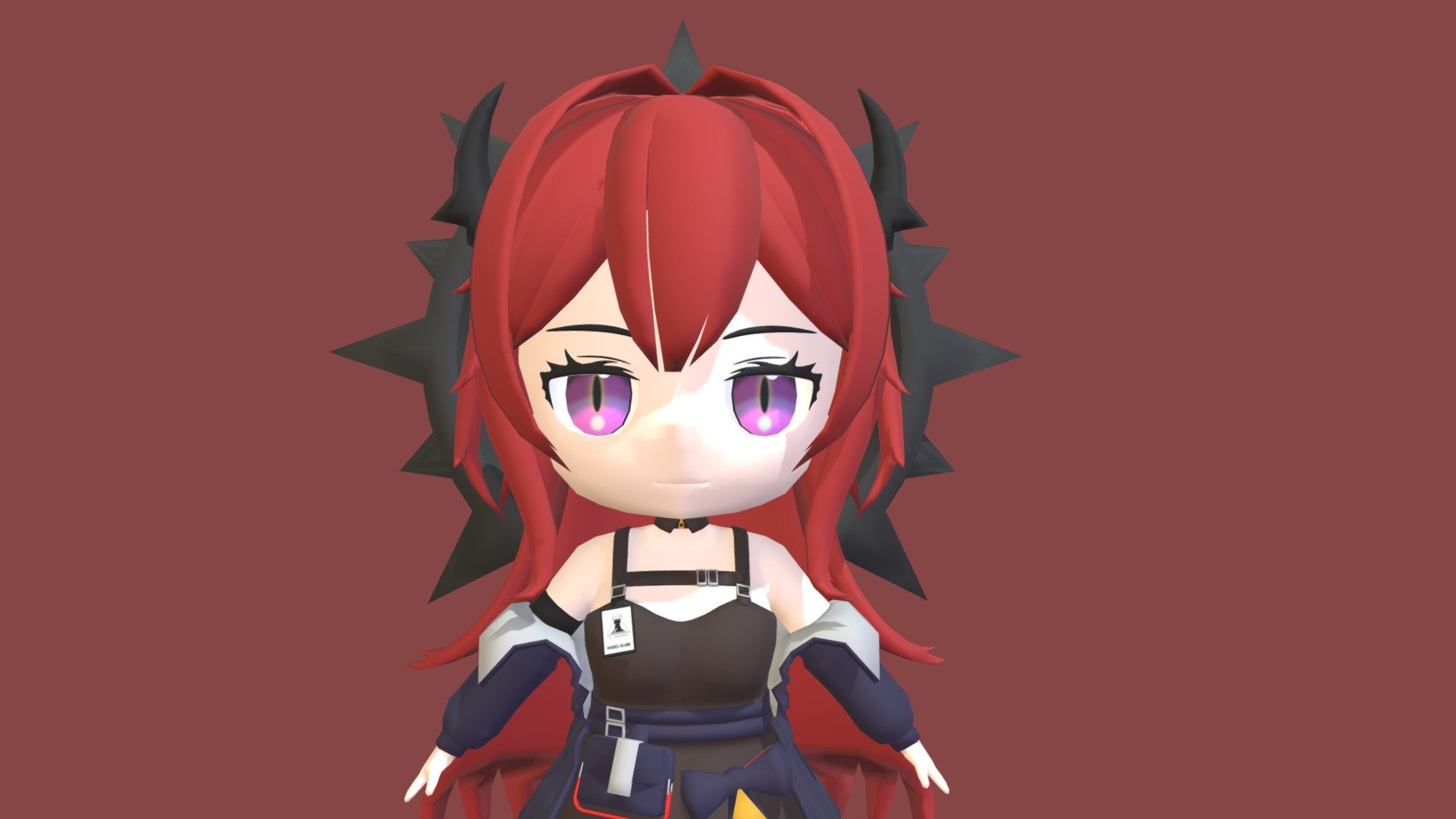 Chibi Surtr Arknights - 3D model by dnspyn [7f050f4] - Sketchfab