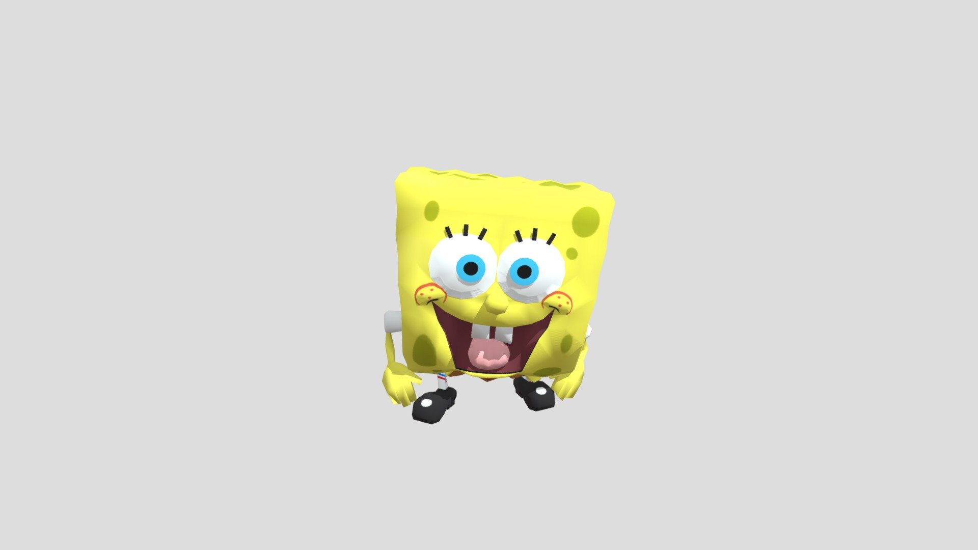 Spongebob Sitting Laughing - Download Free 3D model by Renato Solar ...