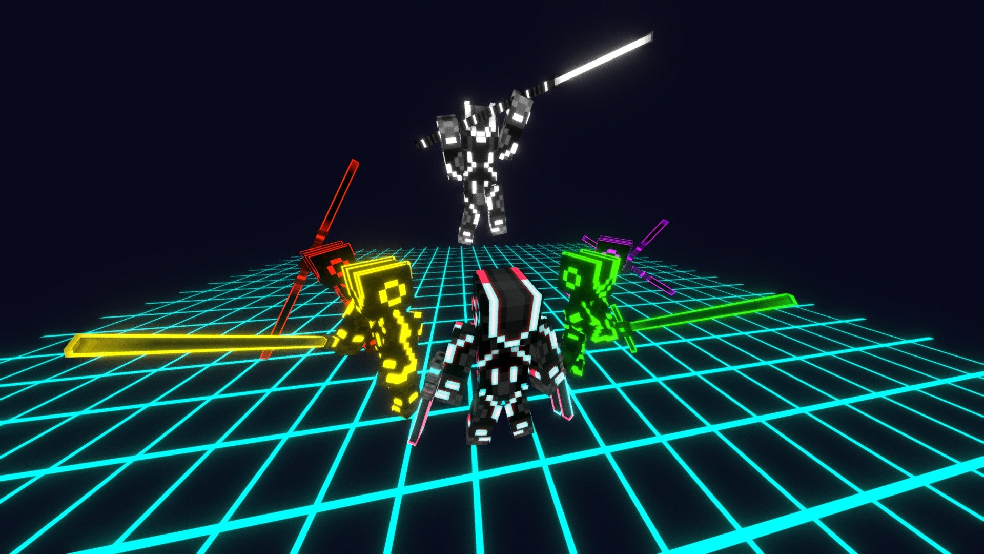 Tron color set - 3D model by kaogao (@kklf4kk) [7f0698f] - Sketchfab