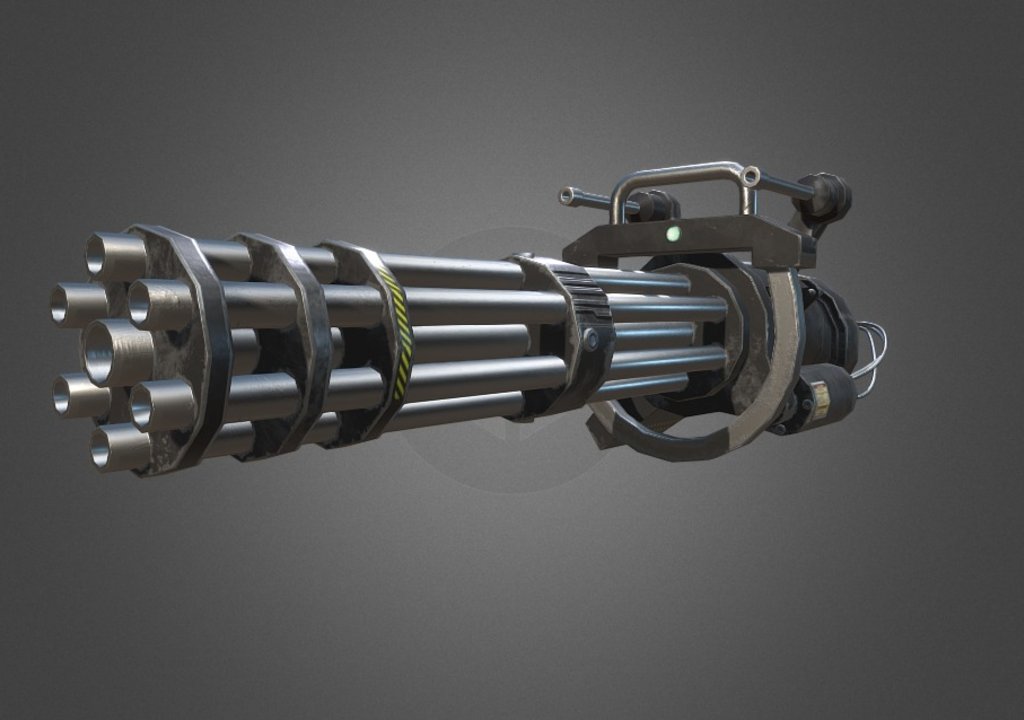 Mech Robot - MINIGUN - 3D model by TheoLarsonneur (@tryton) [7f0755b ...