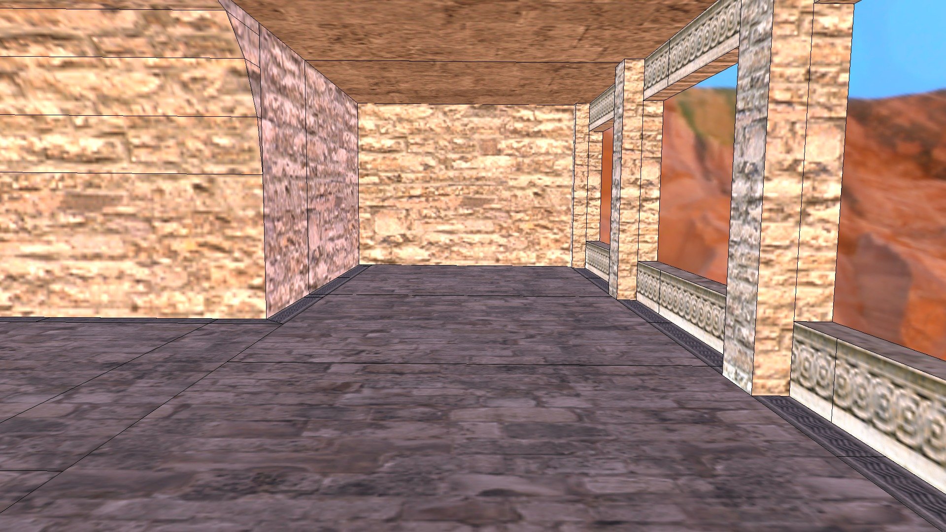PC Computer - Counter- Strike 16 - Aztec - Download Free 3D model by U ...