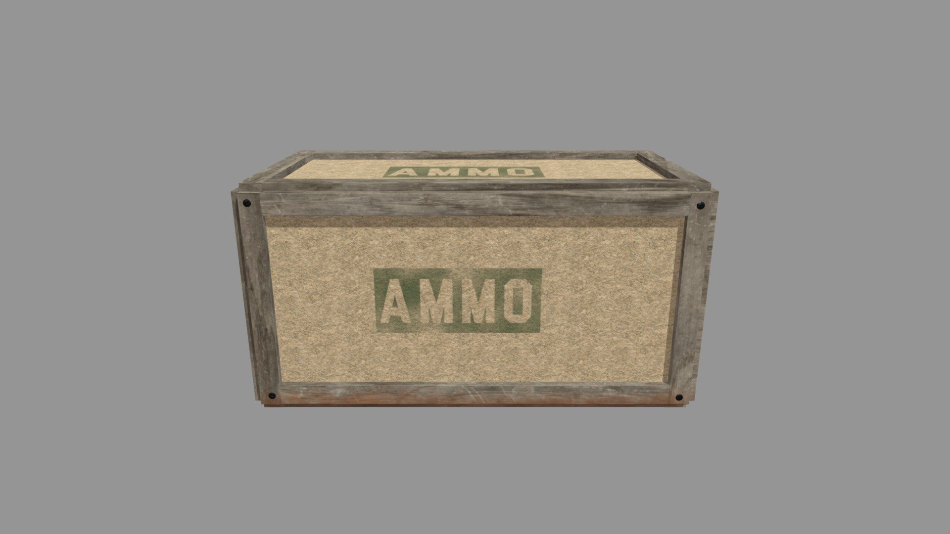 Ammo Crate - Game Ready - 3D model by Manolis_Poniris [7f093e4] - Sketchfab