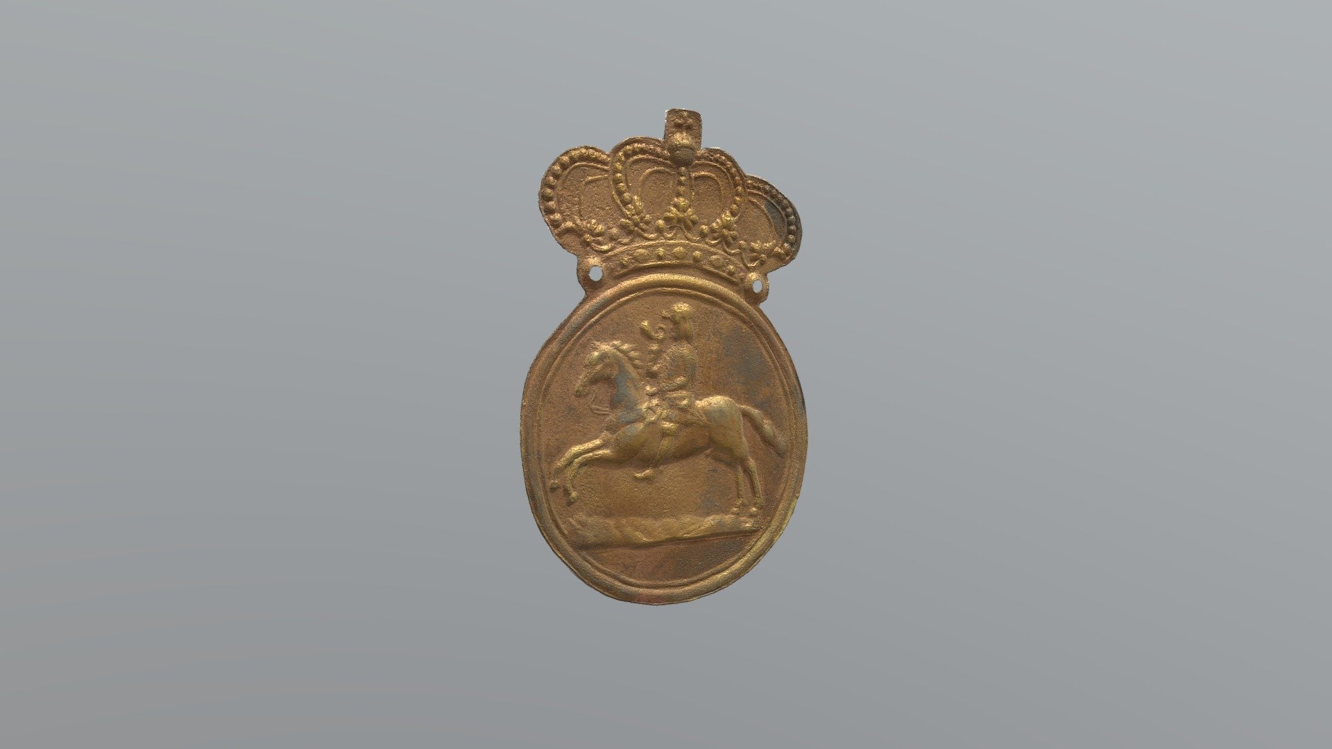 HIGH Postinkantajan tunnuslaatta – Post badge - Download Free 3D model ...