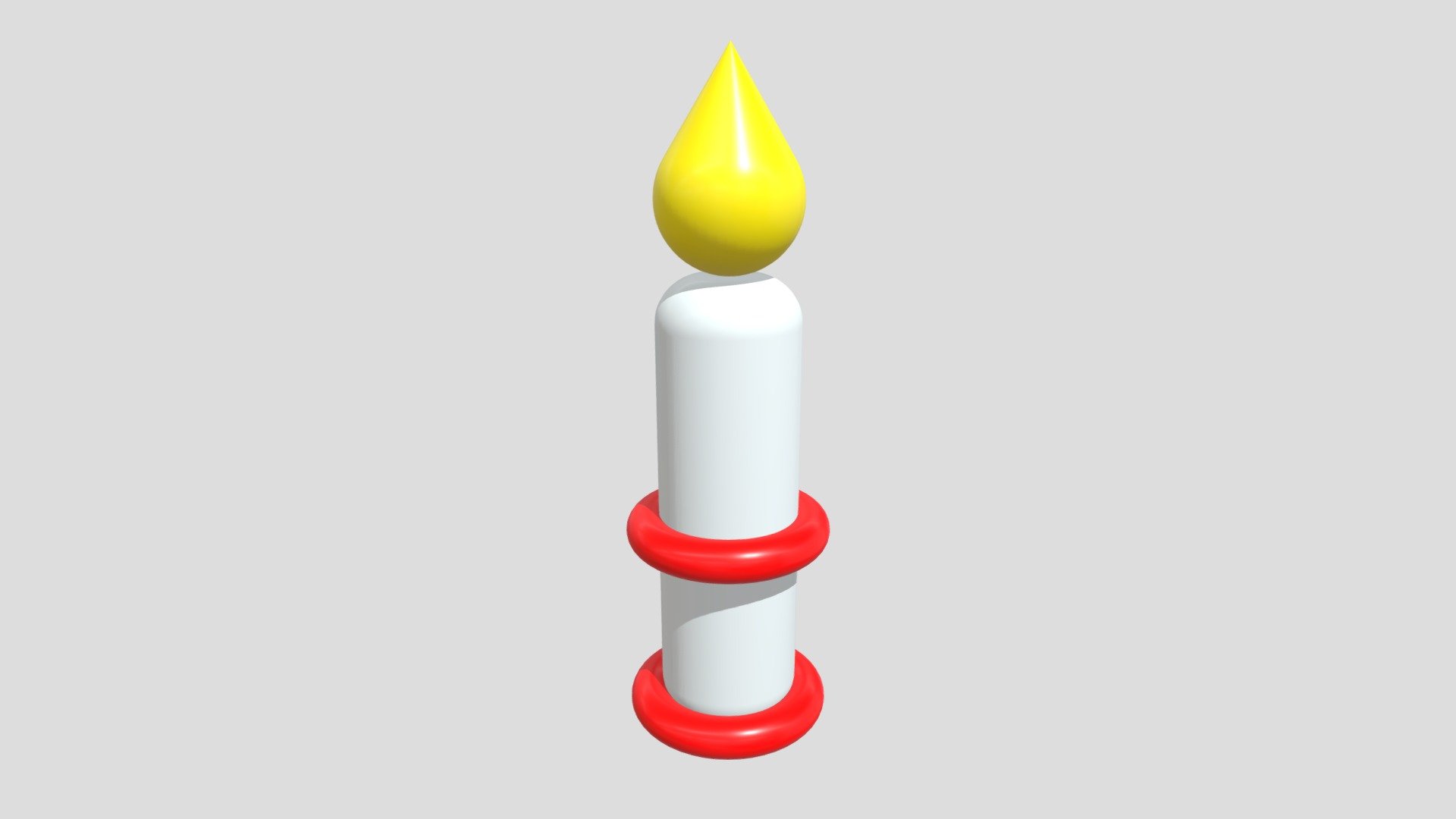 Bougie2 - 3D model by mathilde9 [7f0c935] - Sketchfab