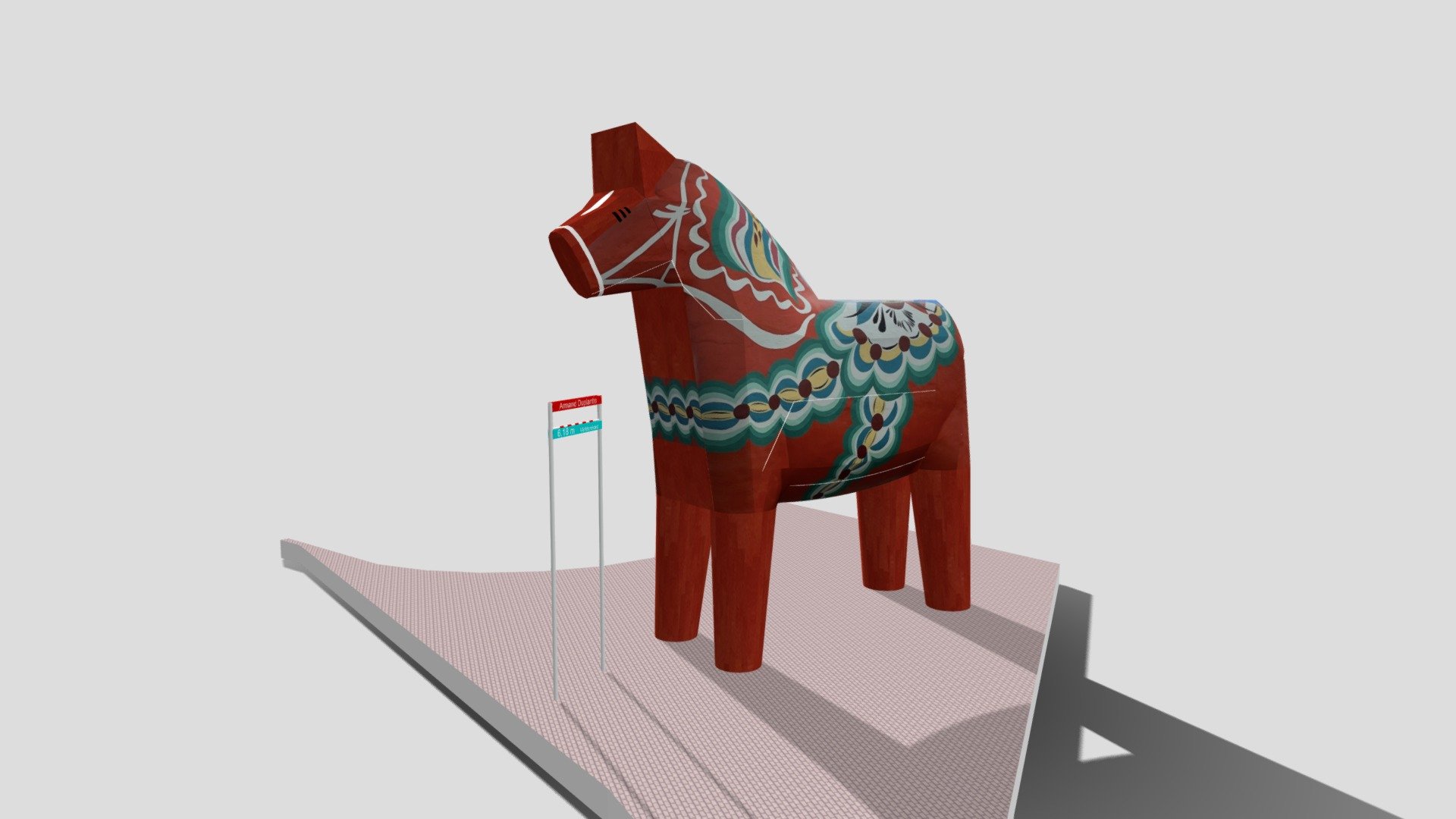 Dalahästen Avesta - 3D model by Albin.Naslund [7f0cf6b] - Sketchfab