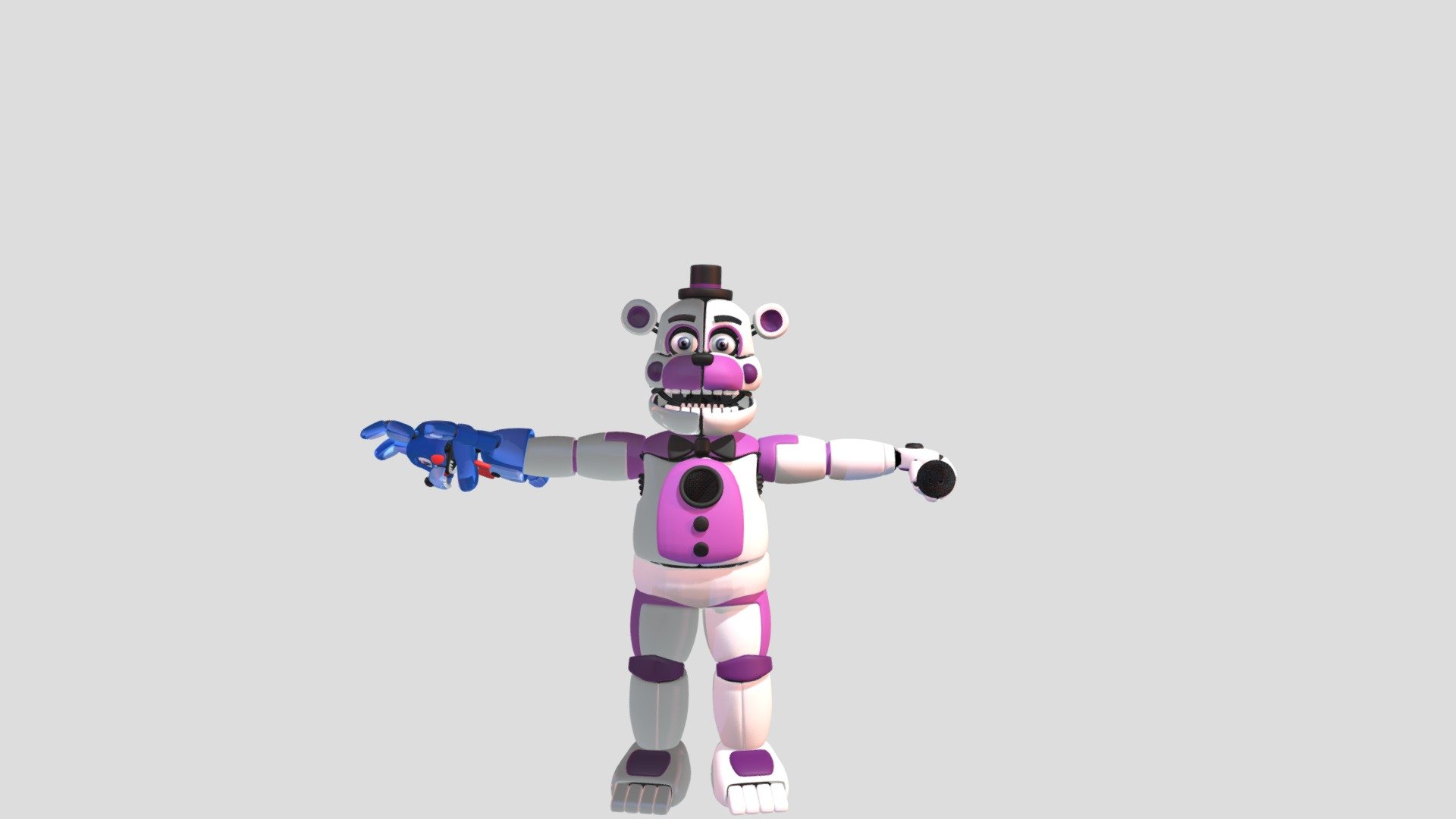 Funtime Freddy - Download Free 3D model by dwall8611 [7f0db1b] - Sketchfab