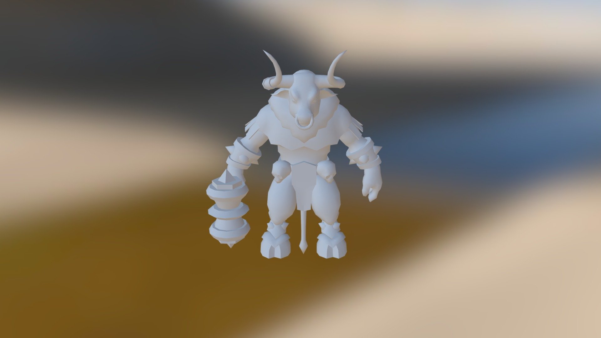 Minotaur - 3D model by dimonz [7f0f089] - Sketchfab