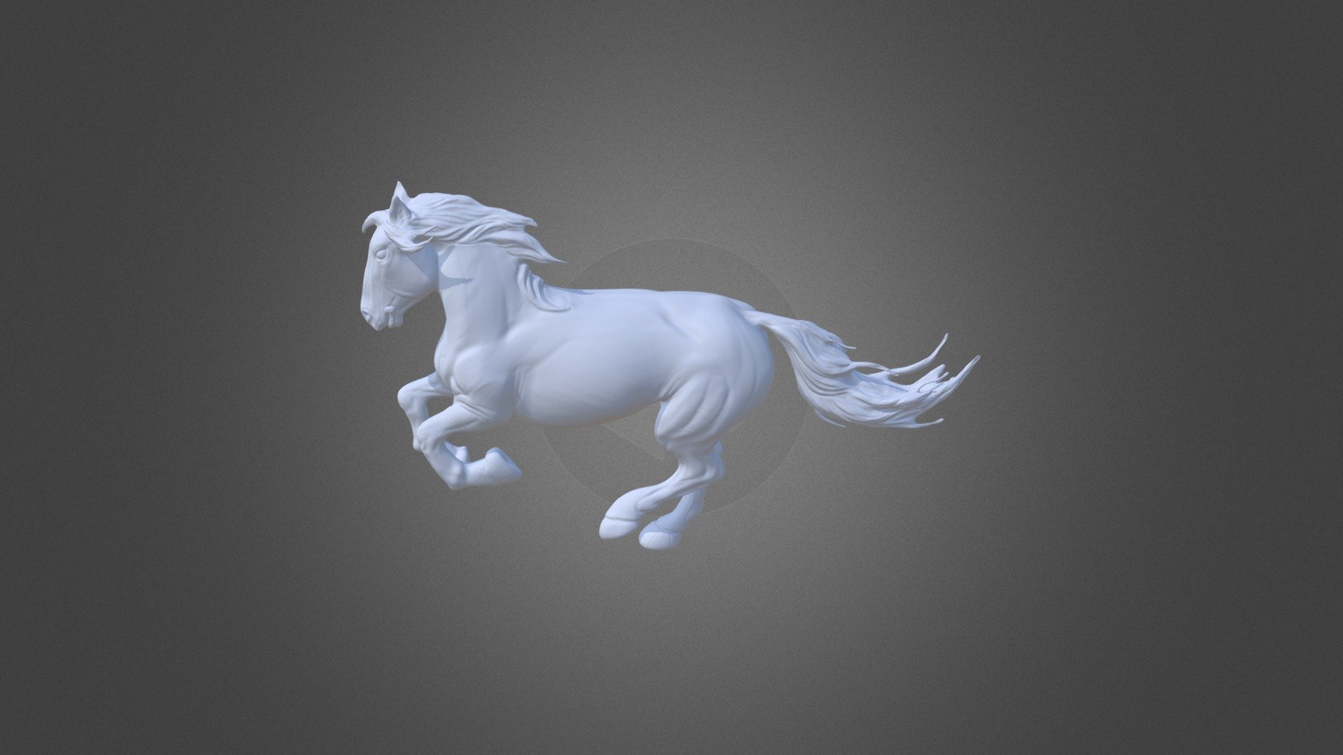 Galloping Equine - 3D model by 3DFairy [7f0fea9] - Sketchfab