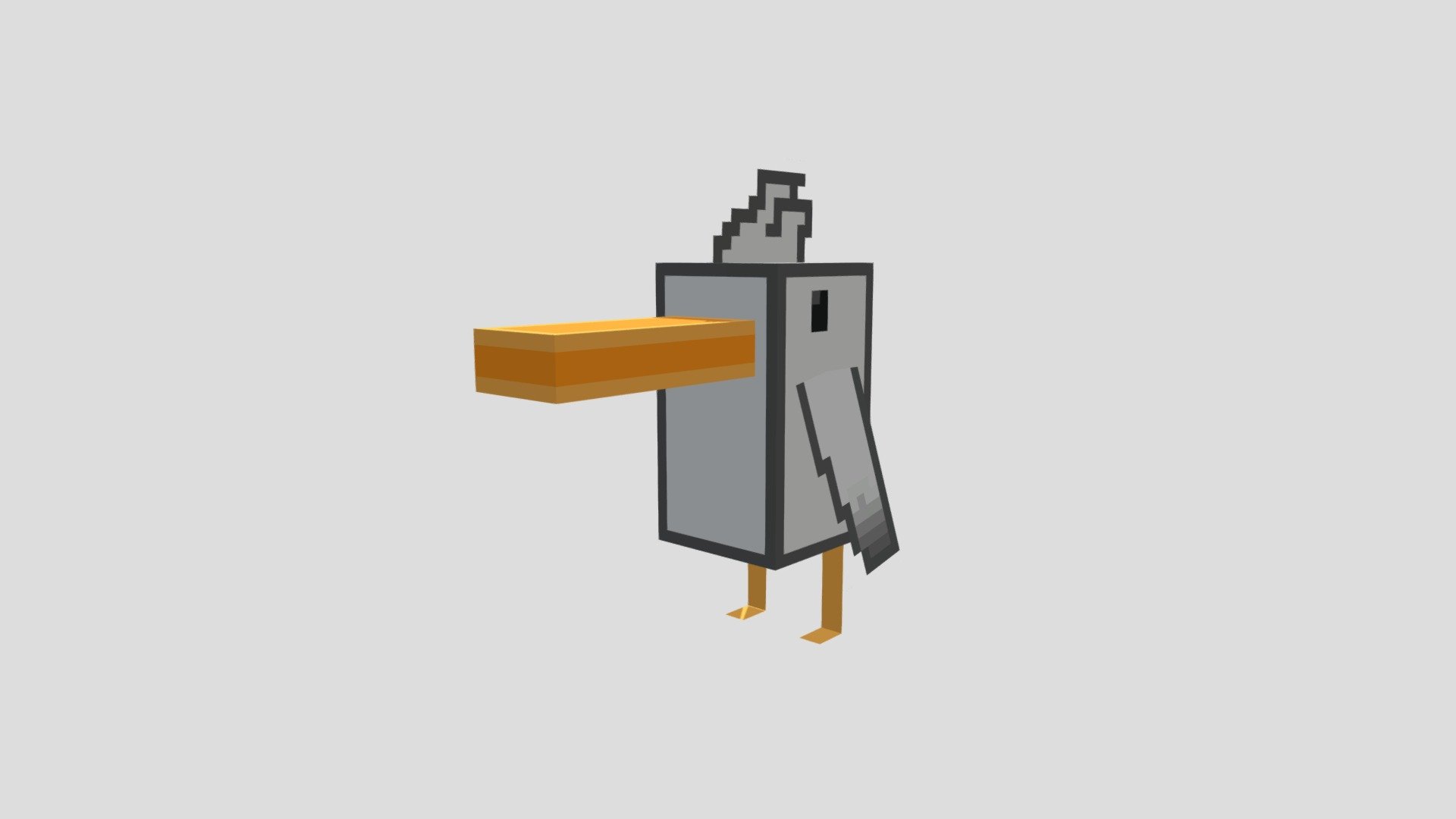 Minecraft mob The Duck - Download Free 3D model by Vader (@mojtavaam ...