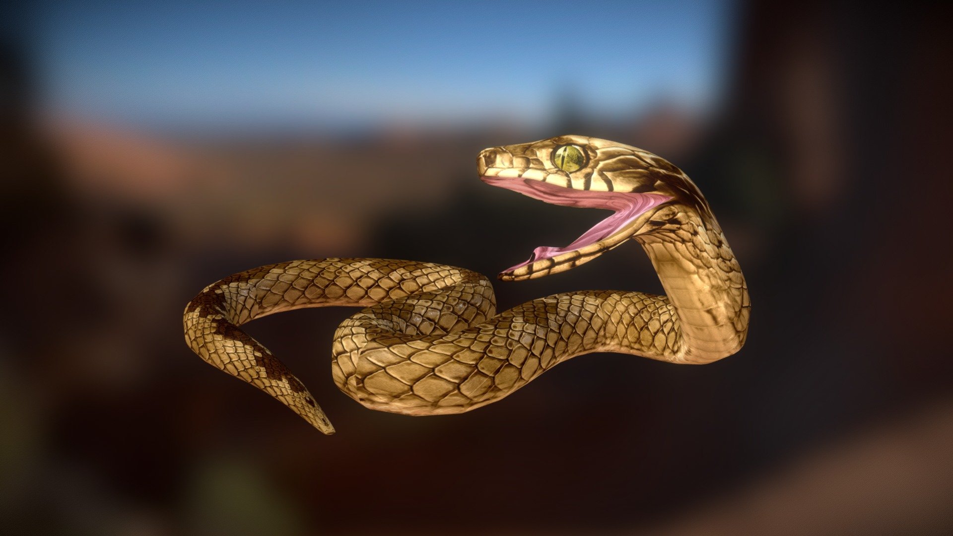 Snakey Boo Boo - 3D model by d blackwell (@DavidBlackwell) [7f13985 ...