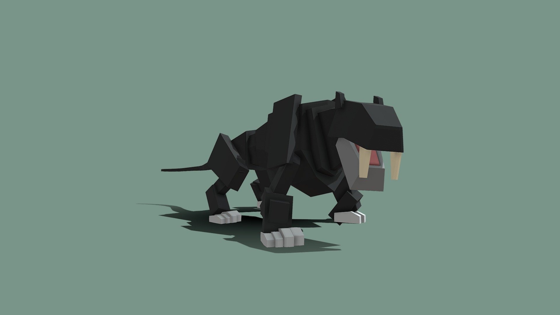 Saber Cat Animations - 3D model by BCDanielson [7f16ffc] - Sketchfab