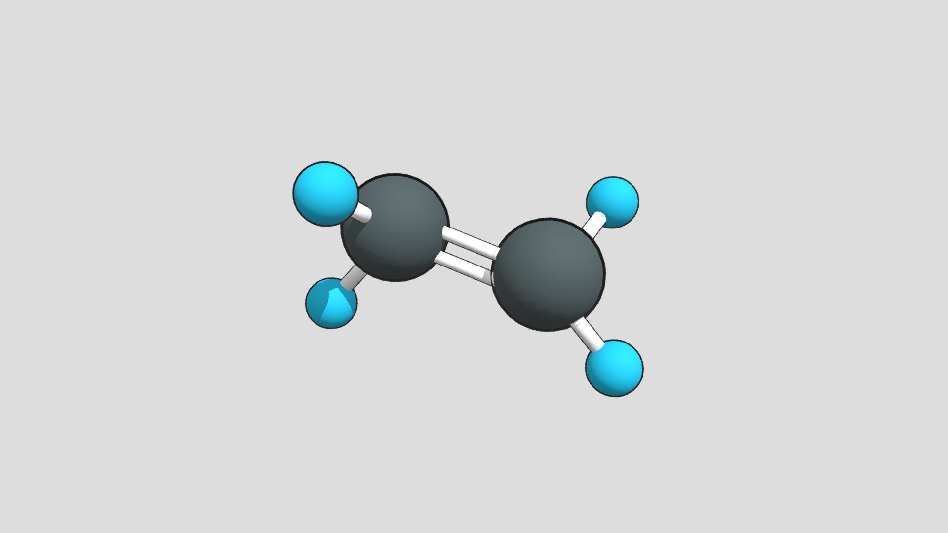Metileno CH2-CH2 - 3D model by El Mago de la Química ...