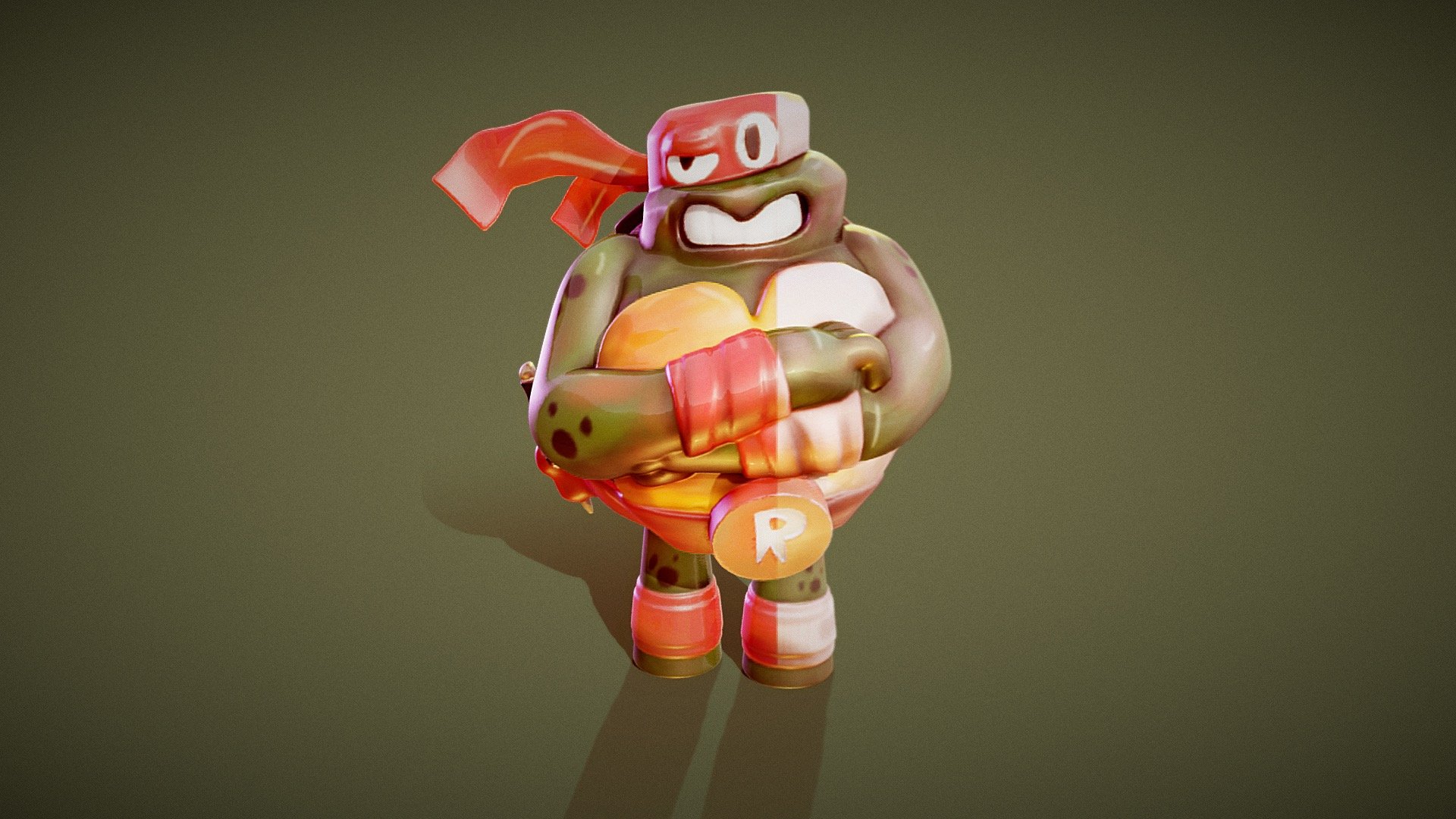 Raphael TMNT Fanart - 3D model by jason.lp.davis [7f17280] - Sketchfab