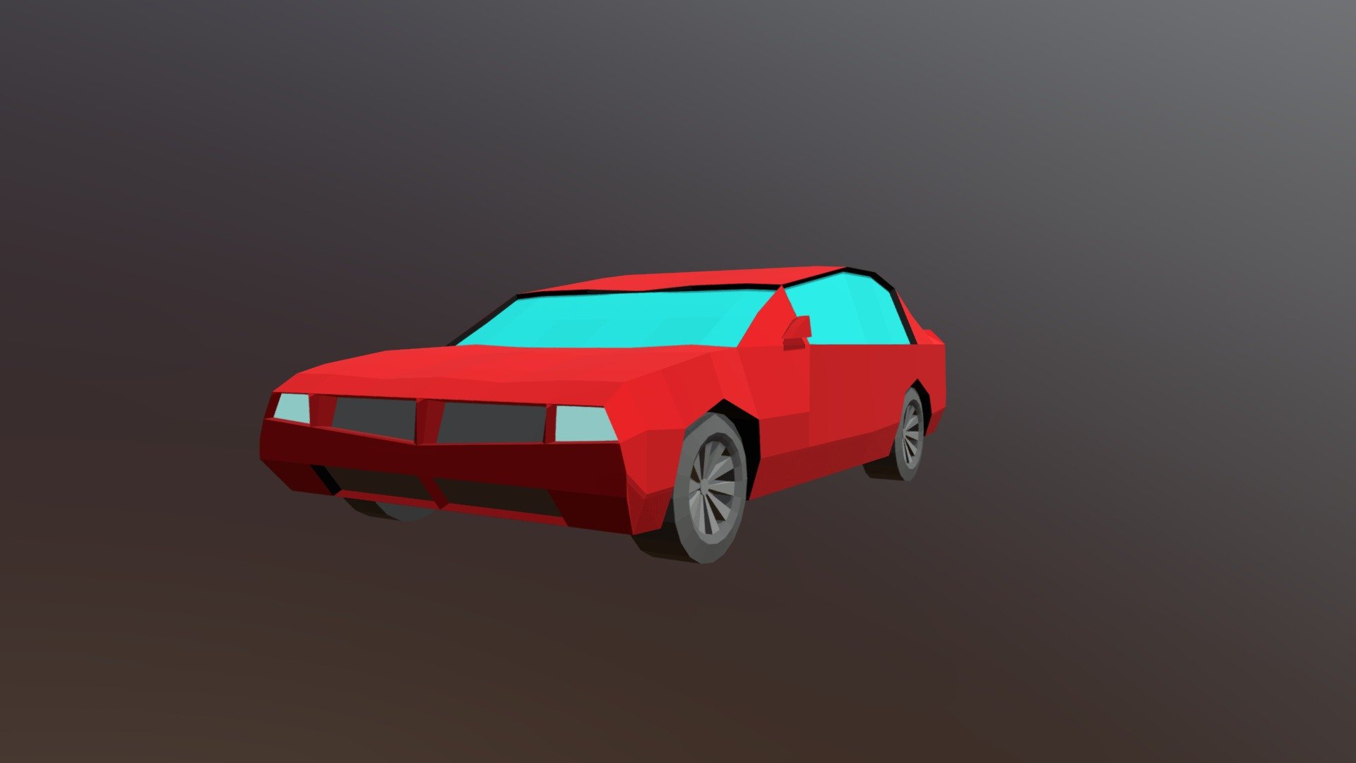 Low Poly Muscle Car - Download Free 3D model by TheGermanCharizard ...