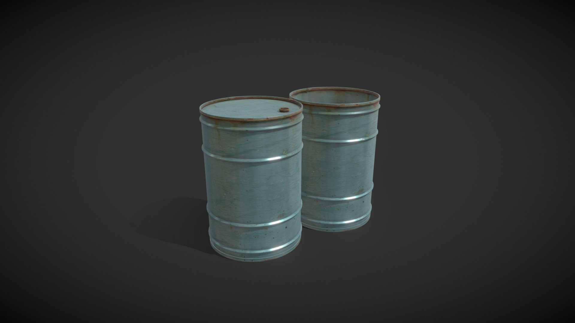 Barrel Metal - 3D model by The Learning Network (@TheLearningNetwork ...