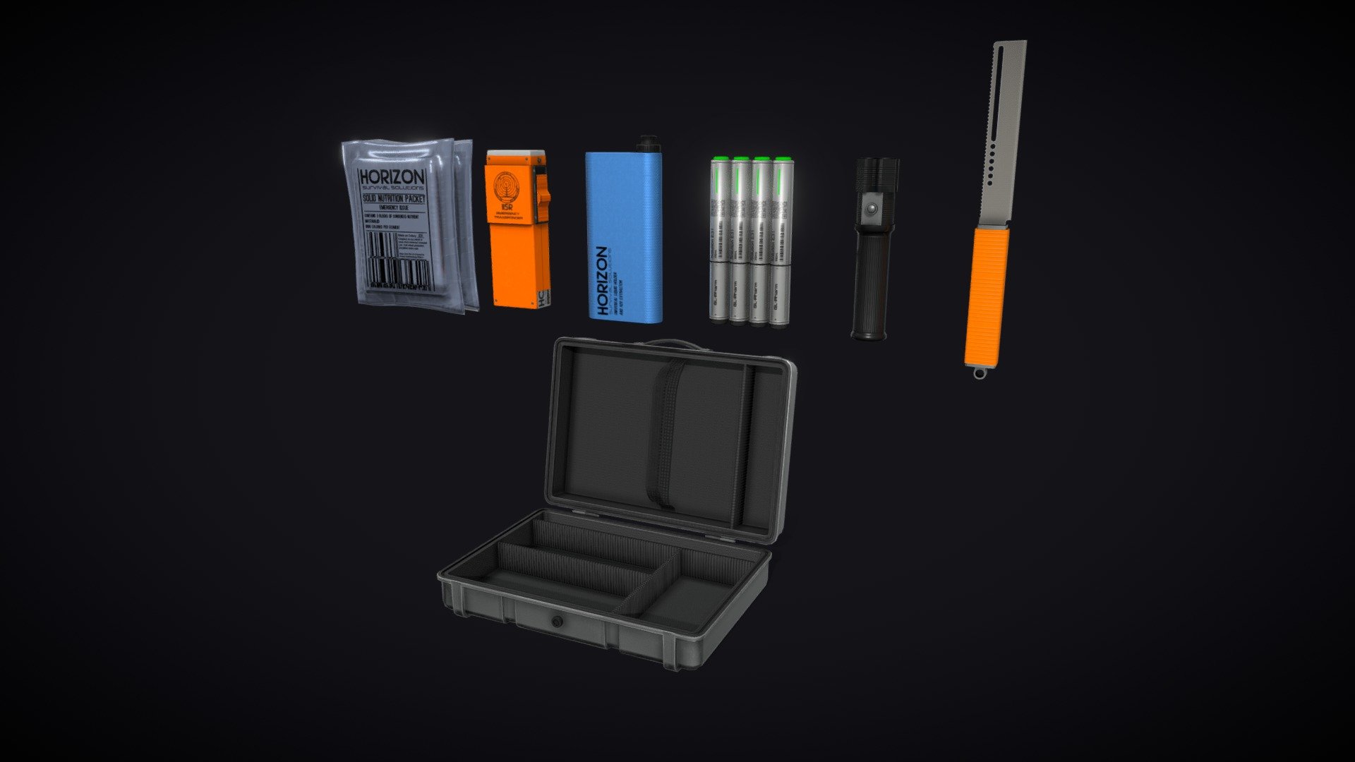 Sci-Fi Survival Kit - Buy Royalty Free 3D model by bryanv7 [7f19ca3 ...
