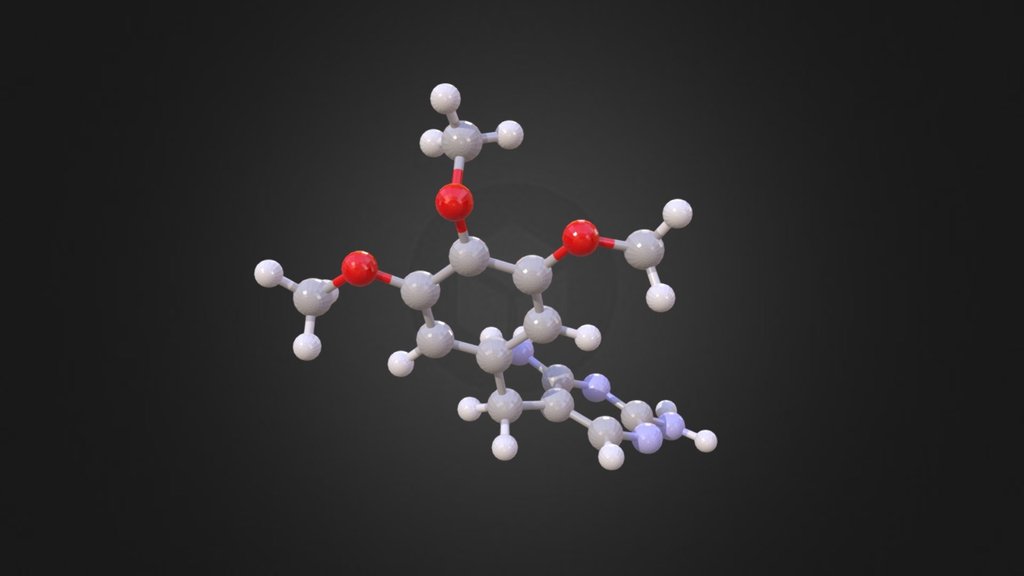 Pyrimidine compound (AMXBPM10) - 3D model by cjed44 [7f19d62] - Sketchfab