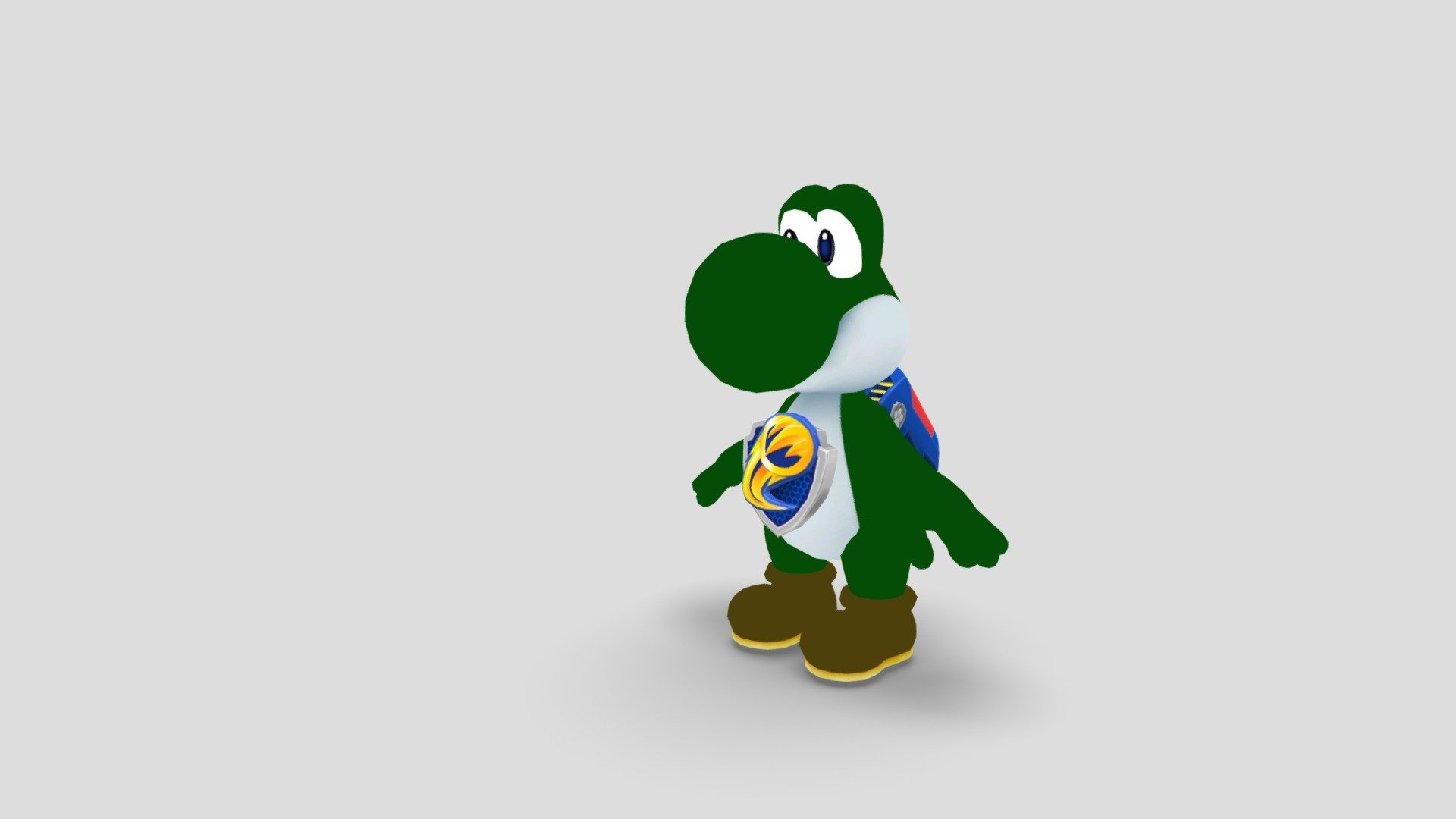 Unused Mighty Yoshi Model (Fanon) - Download Free 3D model by ...