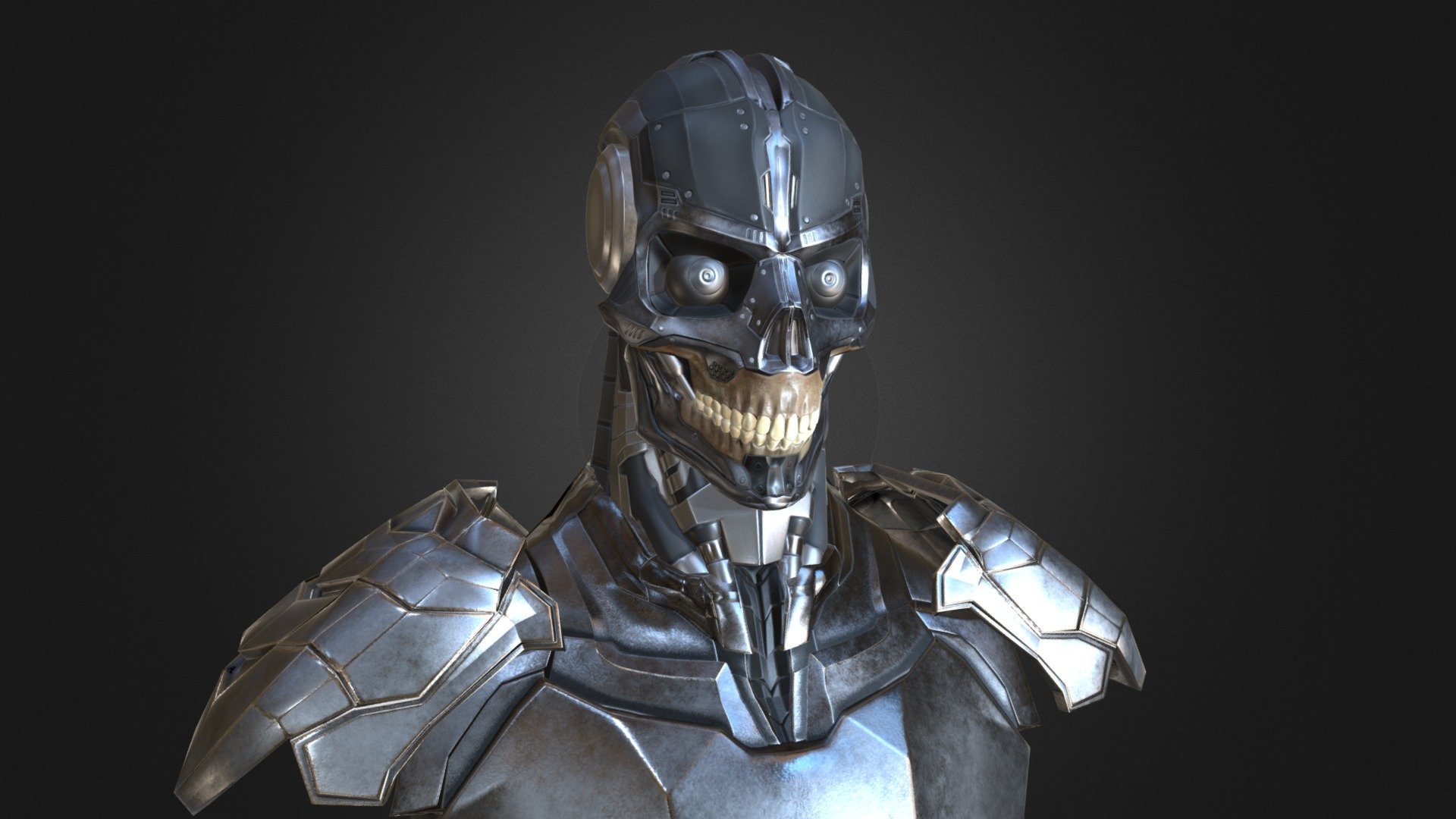 Cyborg - 3D model by Mark_Frost [7f1d870] - Sketchfab