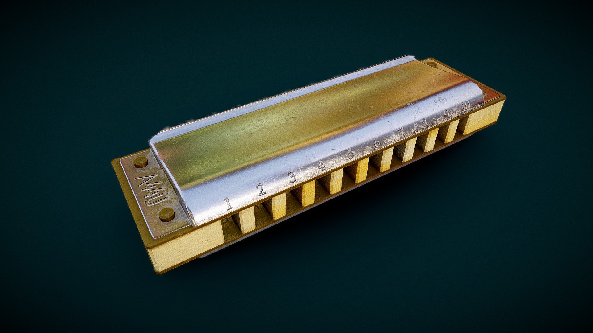 harmonica - Download Free 3D model by Kate Abaeva (@kate.petris ...