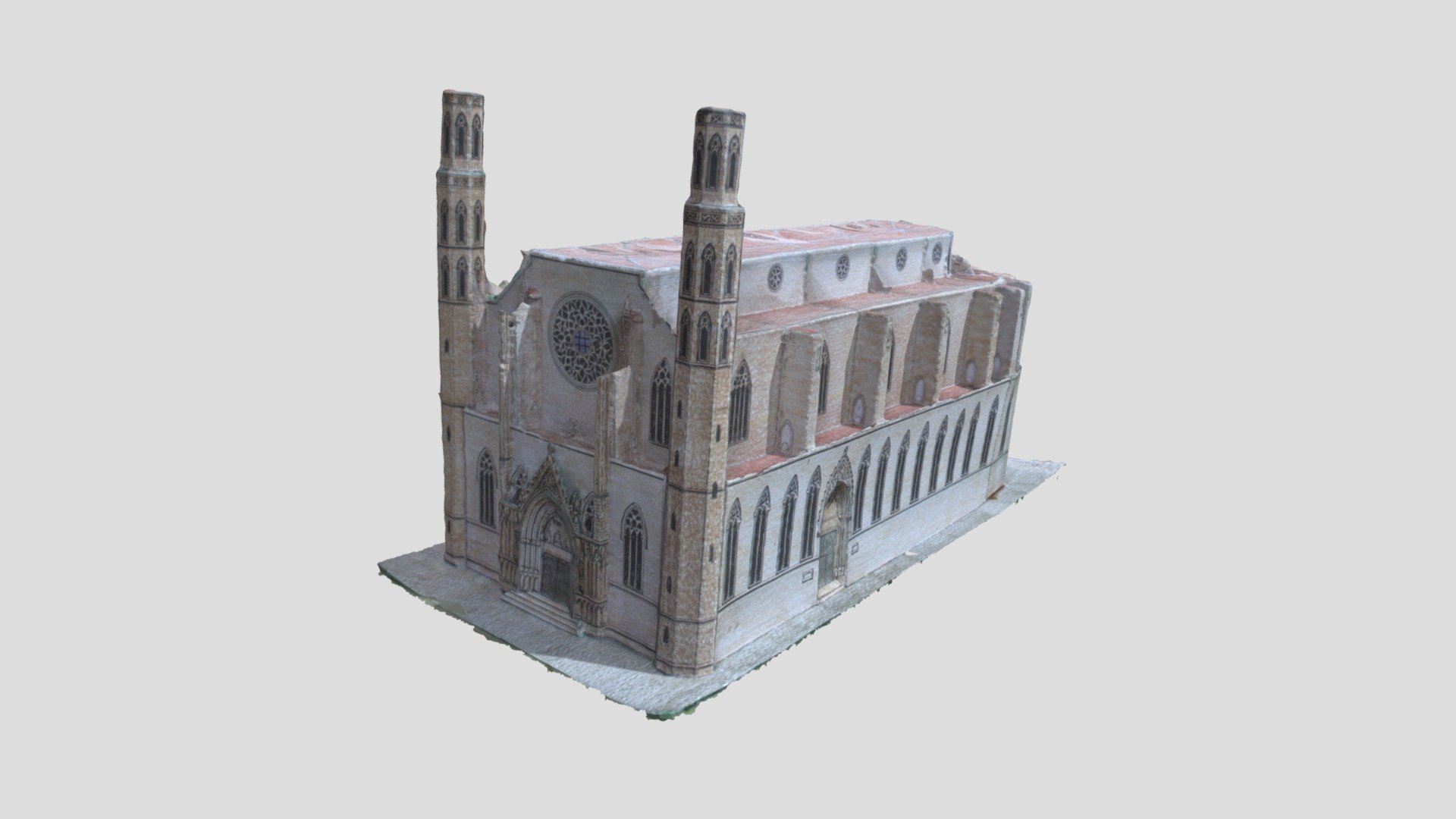 Santa Maria del Mar - 3D model by alba15 [7f1e41d] - Sketchfab