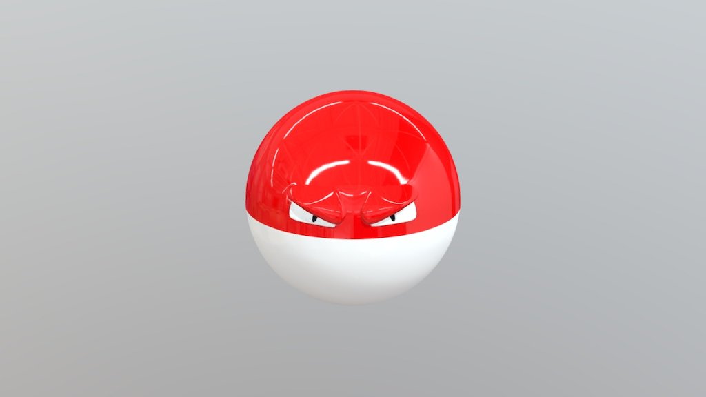 100-Voltorb - 3D model by Ricky (@iamricky) [7f20181] - Sketchfab