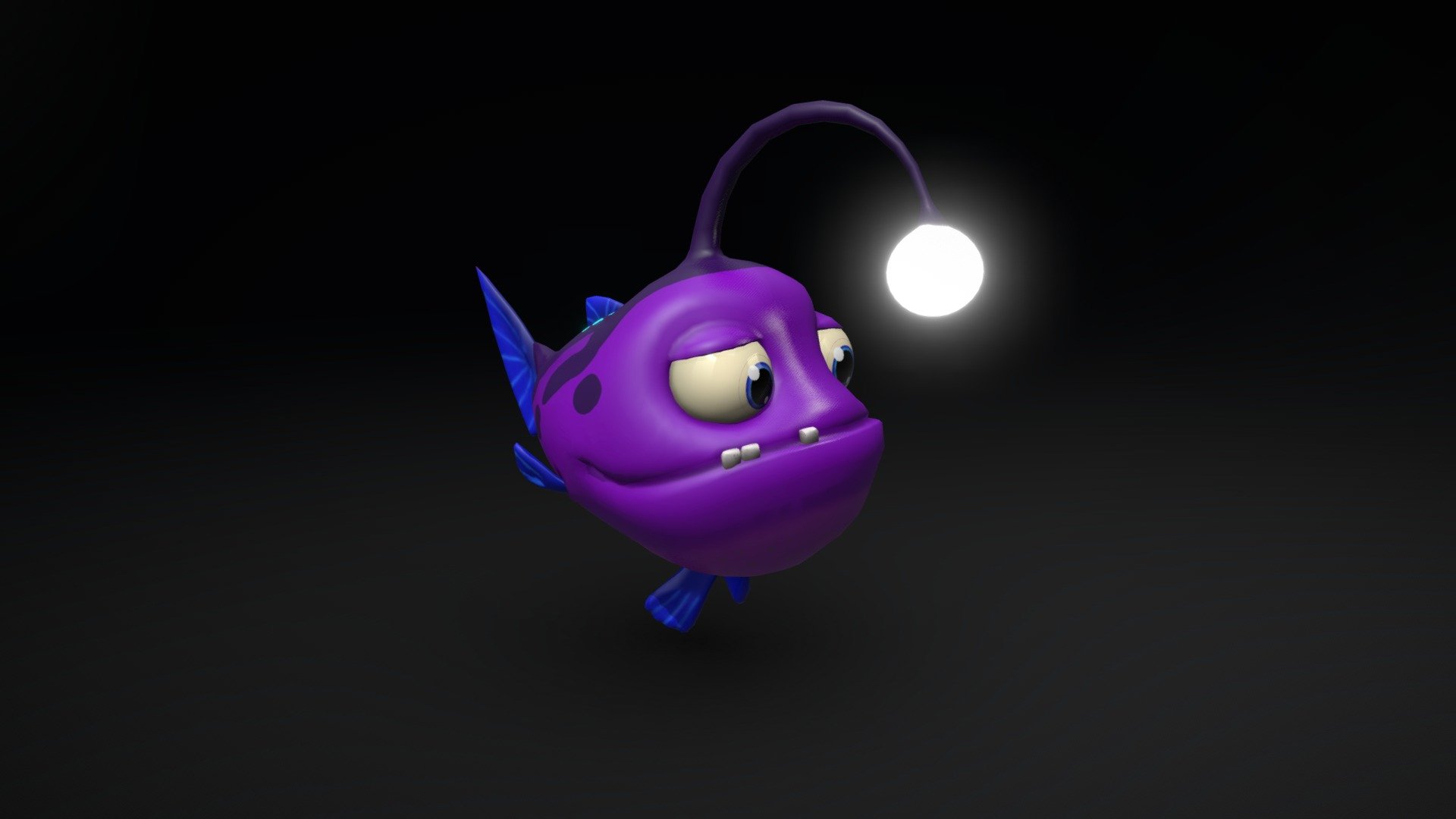 Cartoon Anglerfish - Download Free 3D model by f.defuentes [7f22659 ...