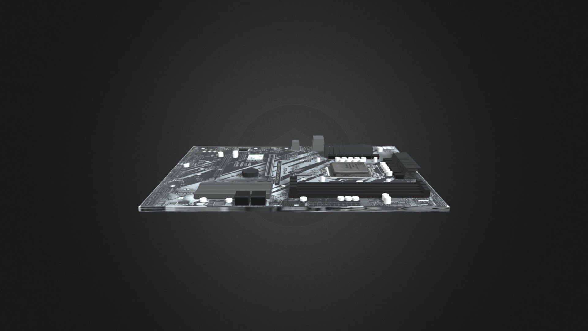 Motherboard - Download Free 3D model by jeonkikik [7f24b03] - Sketchfab