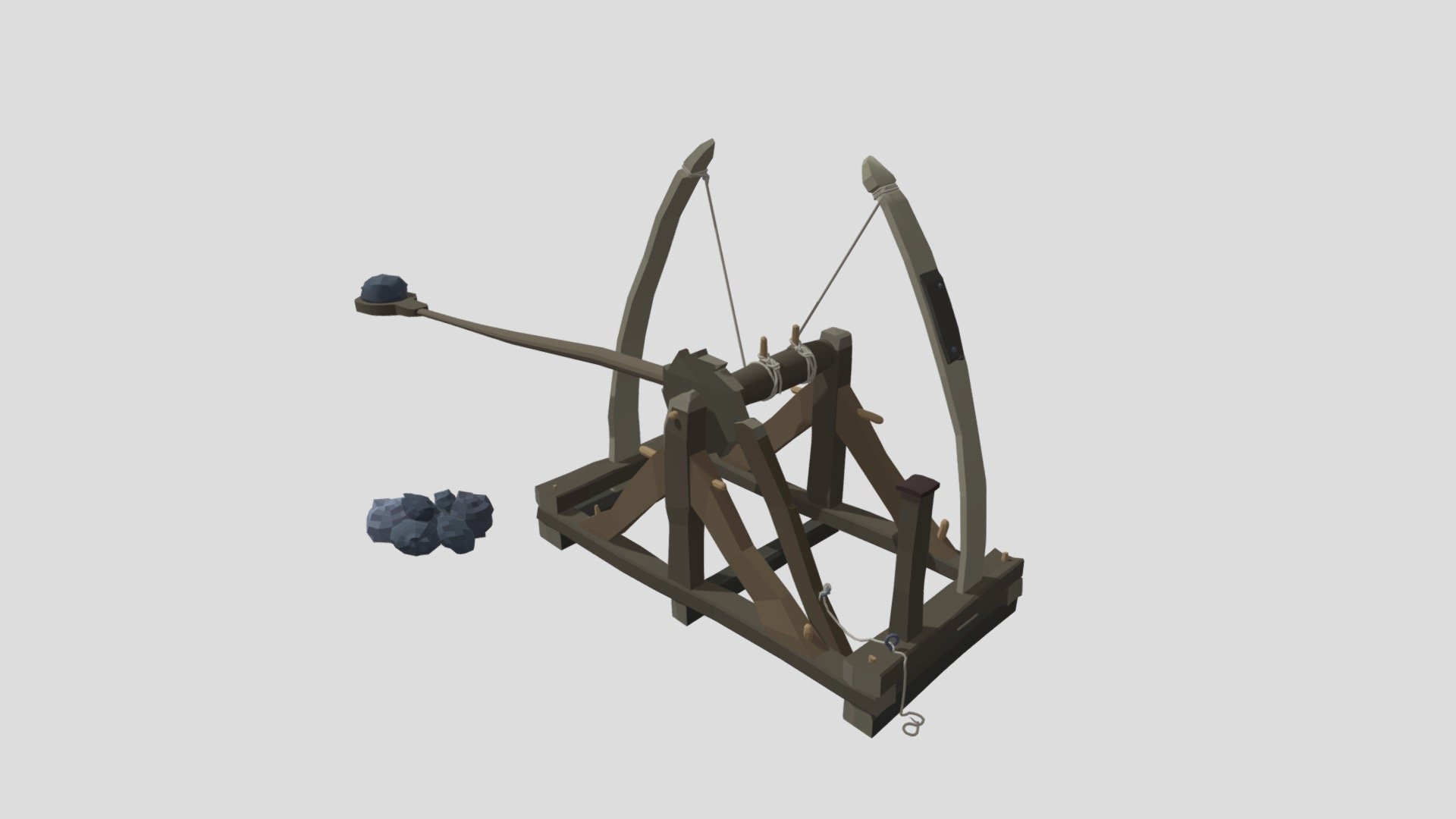 Catapult Da Vinci - Download Free 3D model by ugarychev [7f262f3 ...