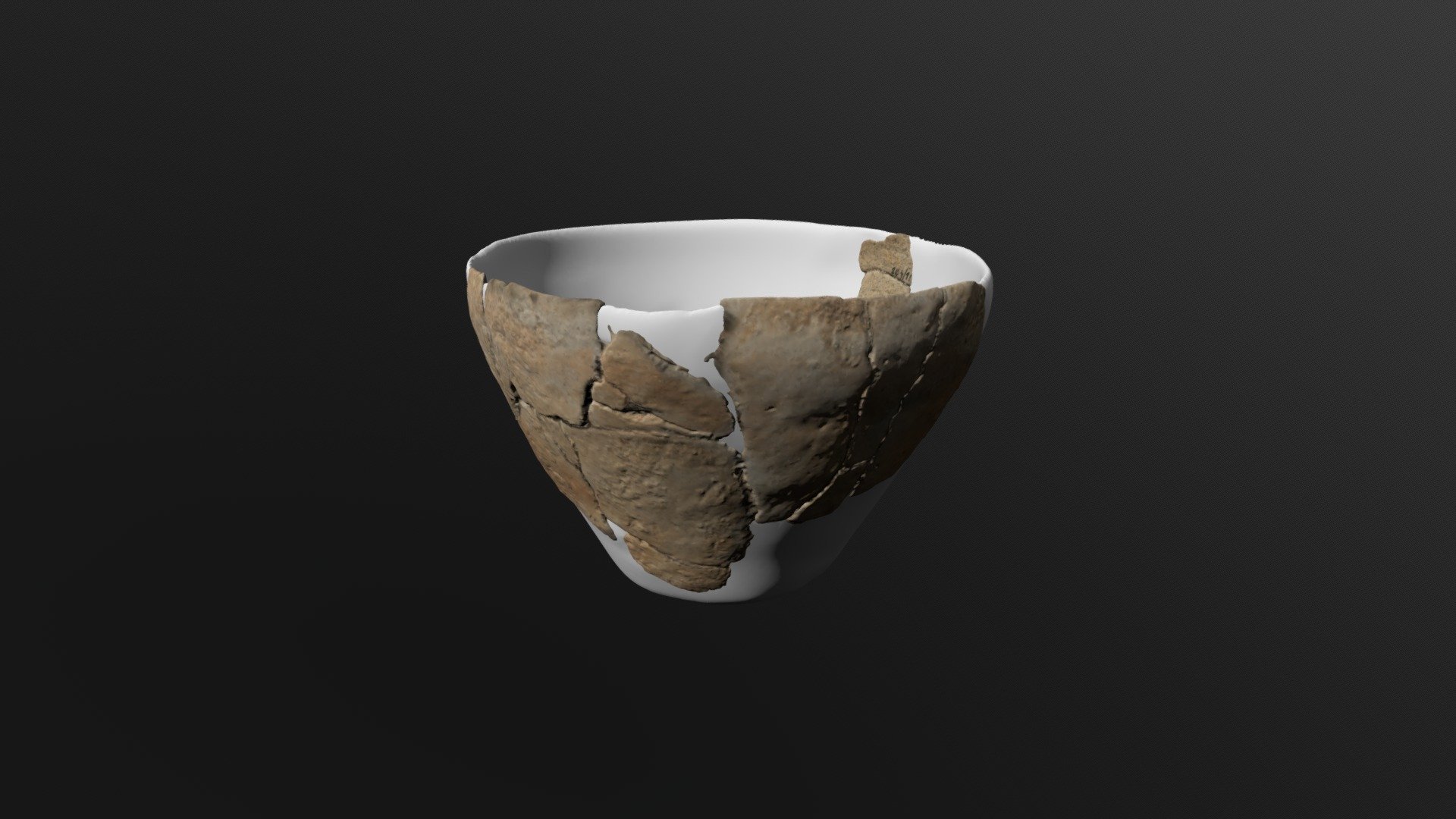 Mirocin (st 27), Neolithic vessel reconstruction - 3D model by ...