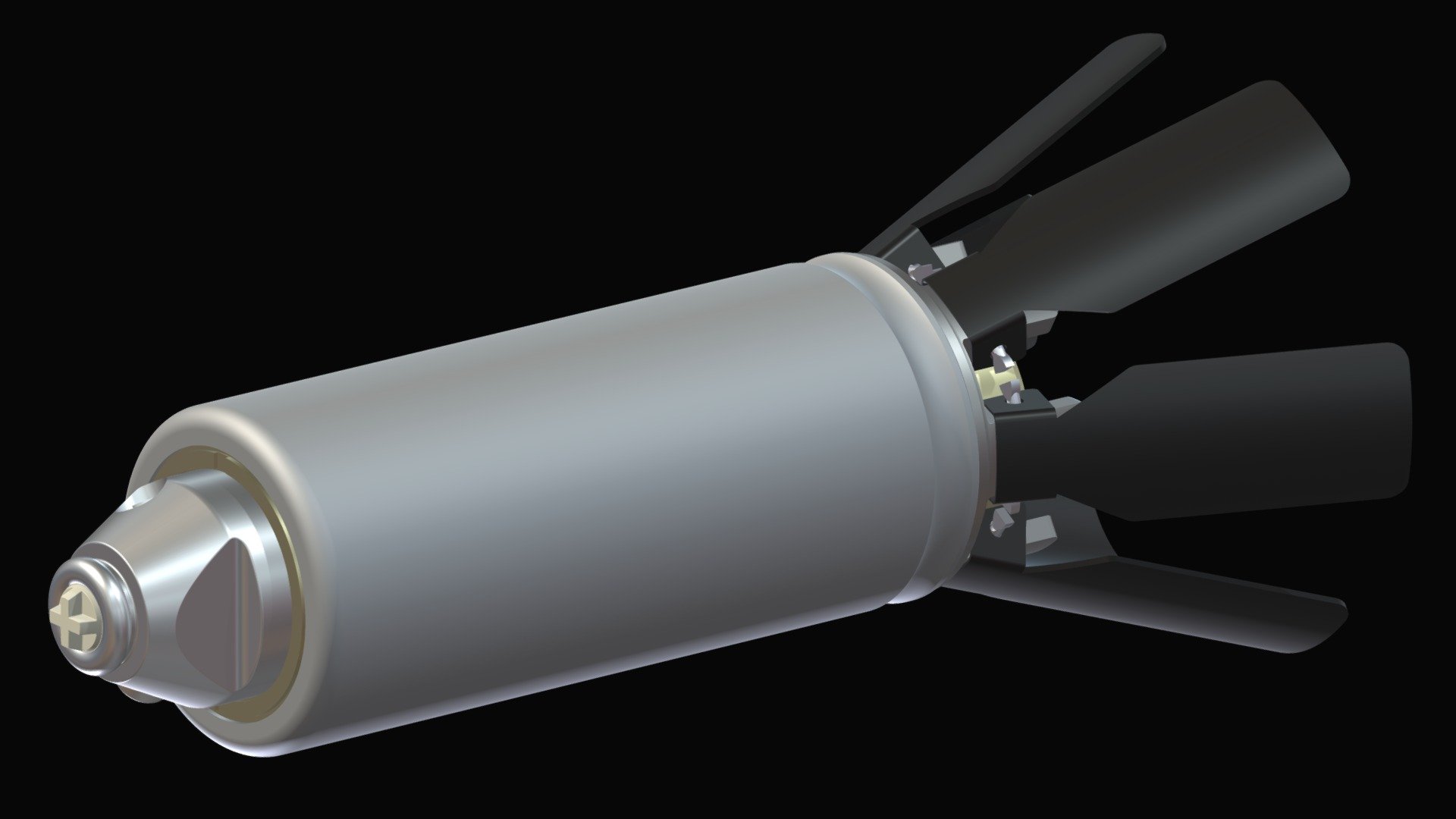 9N235 submunition (FBX) - 3D model by Jeyhun1985 [7f28dab] - Sketchfab