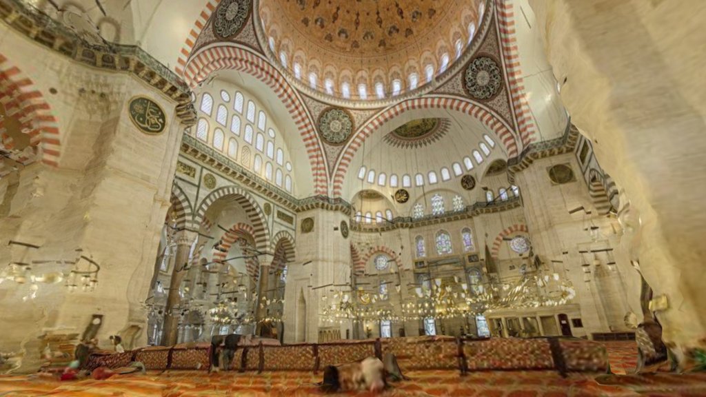 Suleymaniye mosque / camii - Istanbul, Turkey - 3D model by C. Kemal ...