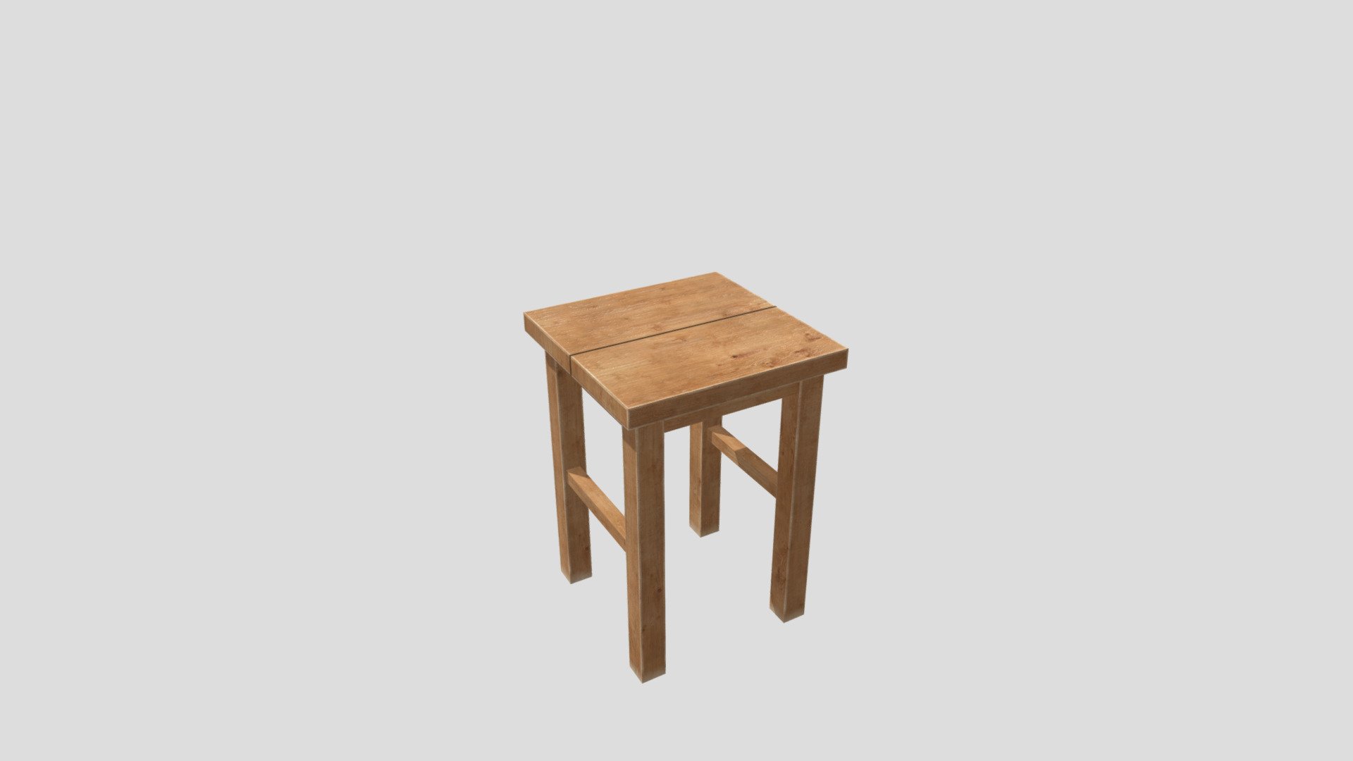 Wooden Stool - Download Free 3D model by Tarndor [7f2a87f] - Sketchfab