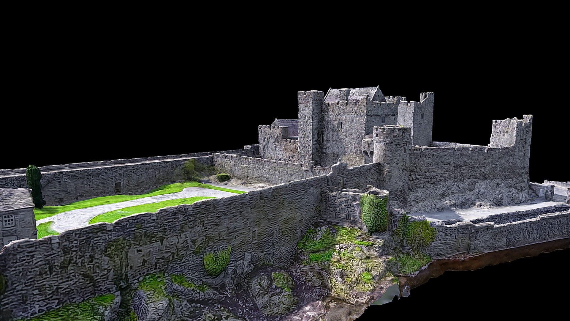 Cahir castle - Buy Royalty Free 3D model by LZ Creation (@jmch ...