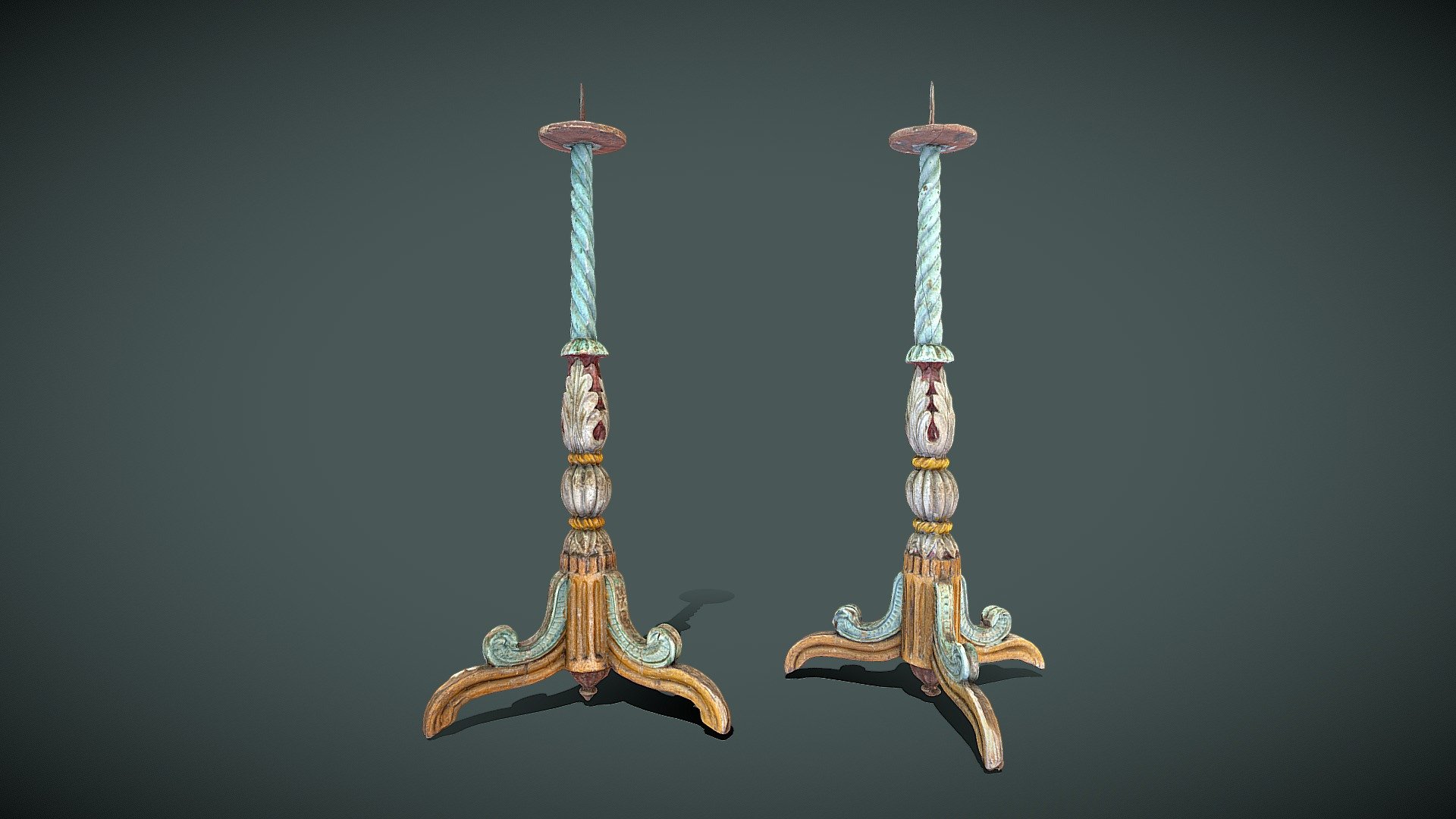 The candlestick - 3D model by Rivne Regional Museum of Local Lore ...