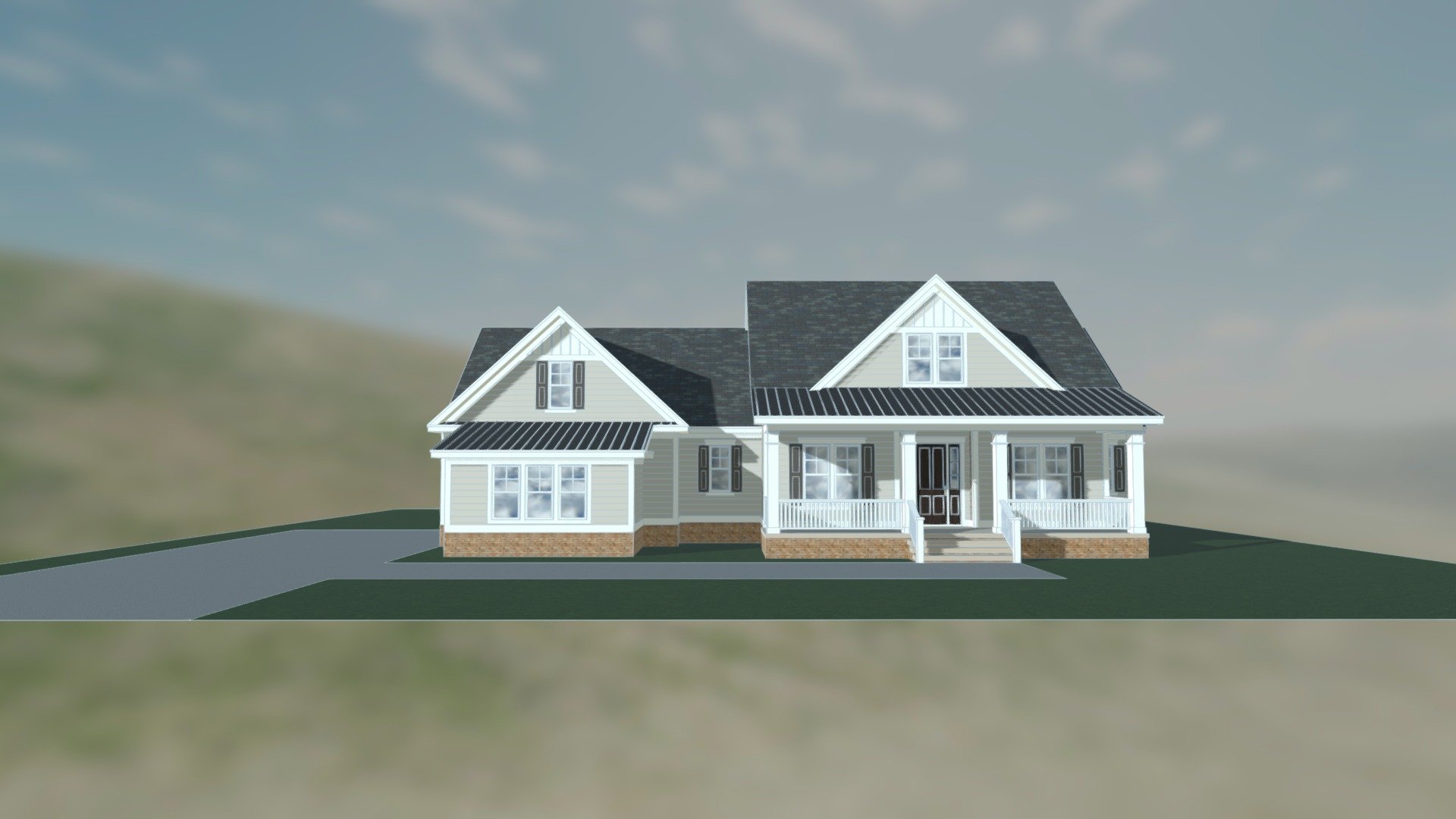 Mills River - 3D model by SDC House Plans (@Srscomp1223) [7f2cfb5] - Sketchfab