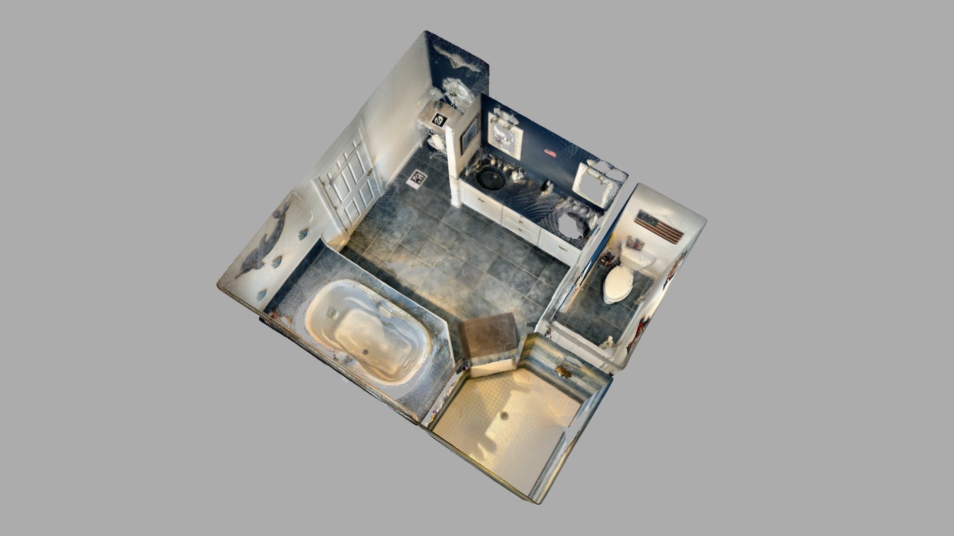 Residential Bathroom (Dot3D, iOS LiDAR, 5% pts) - Download Free 3D ...