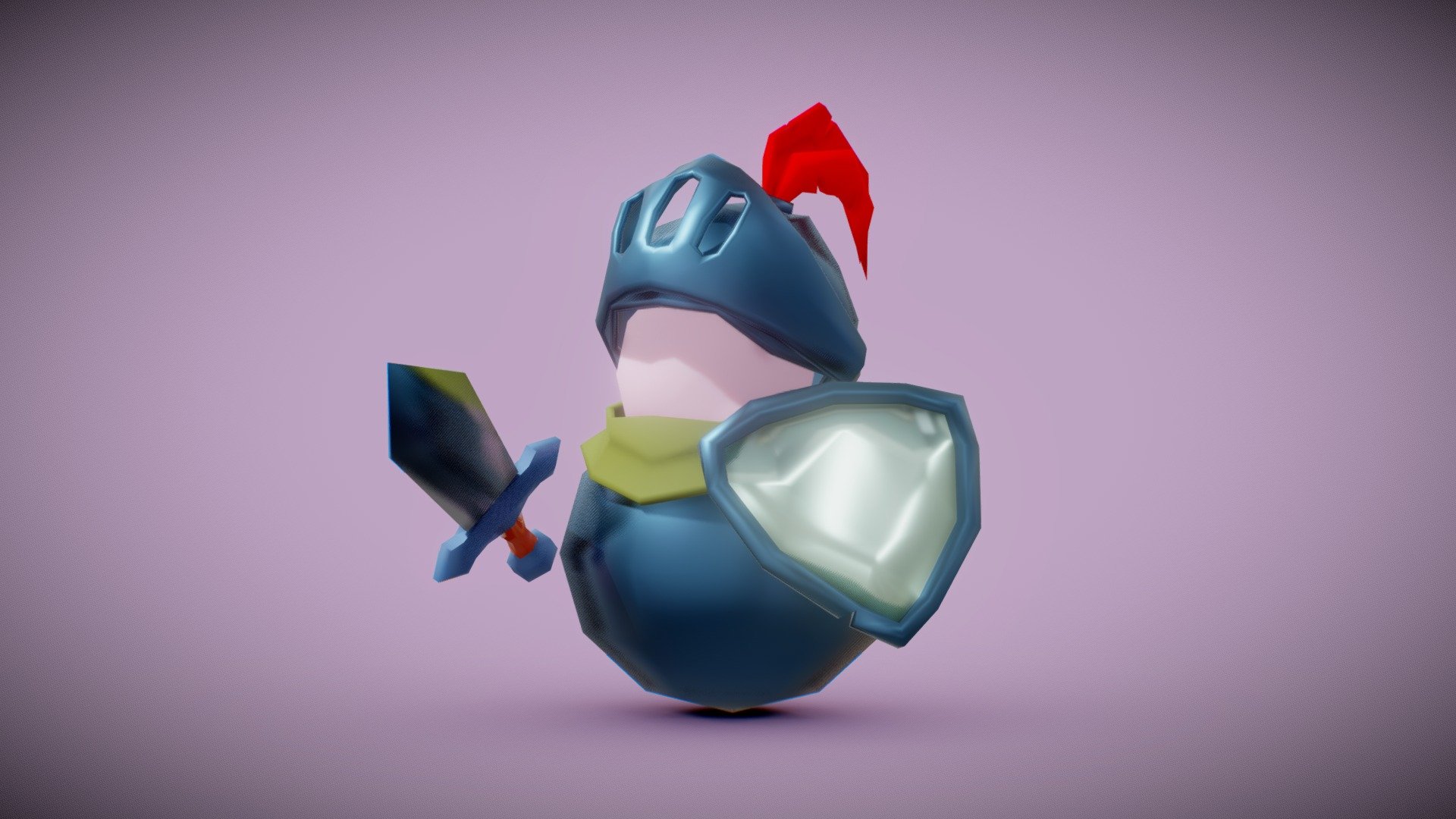 Low Poly Knight - Buy Royalty Free 3D model by TankStorm [7f30066 ...
