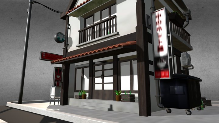 Japanese-culture-japan-shopping 3D models - Sketchfab